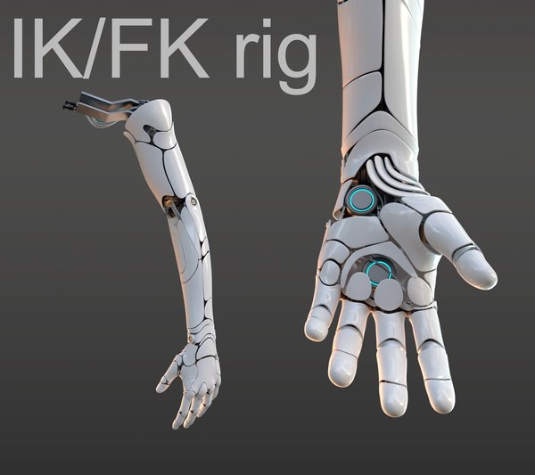 Robotic hand model - TurboSquid 1605002