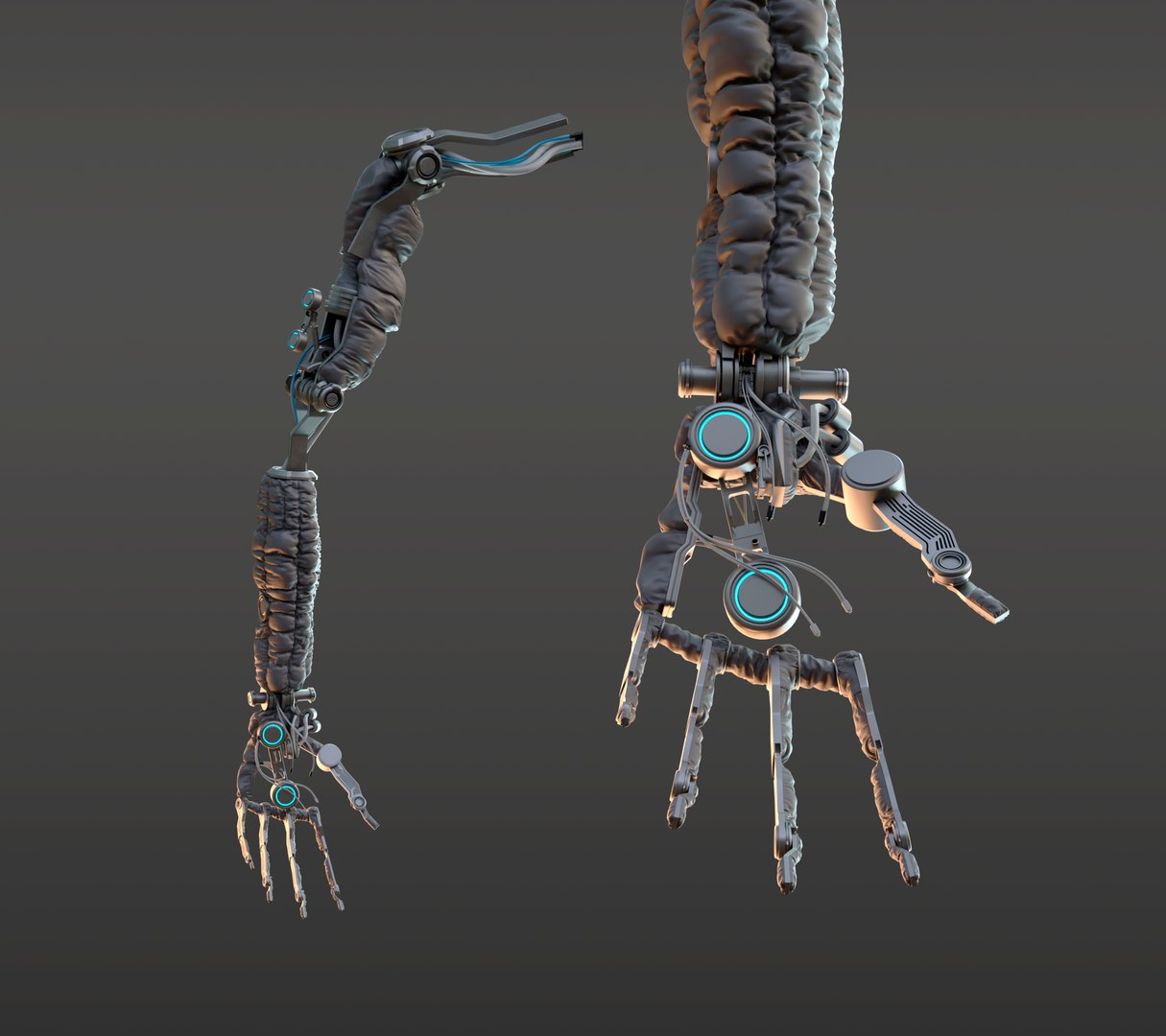 Robotic Hand Model - TurboSquid 1605002