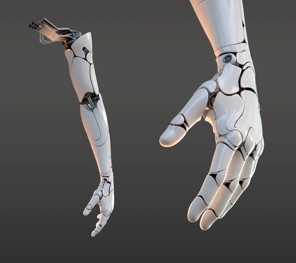Robotic hand model - TurboSquid 1605002