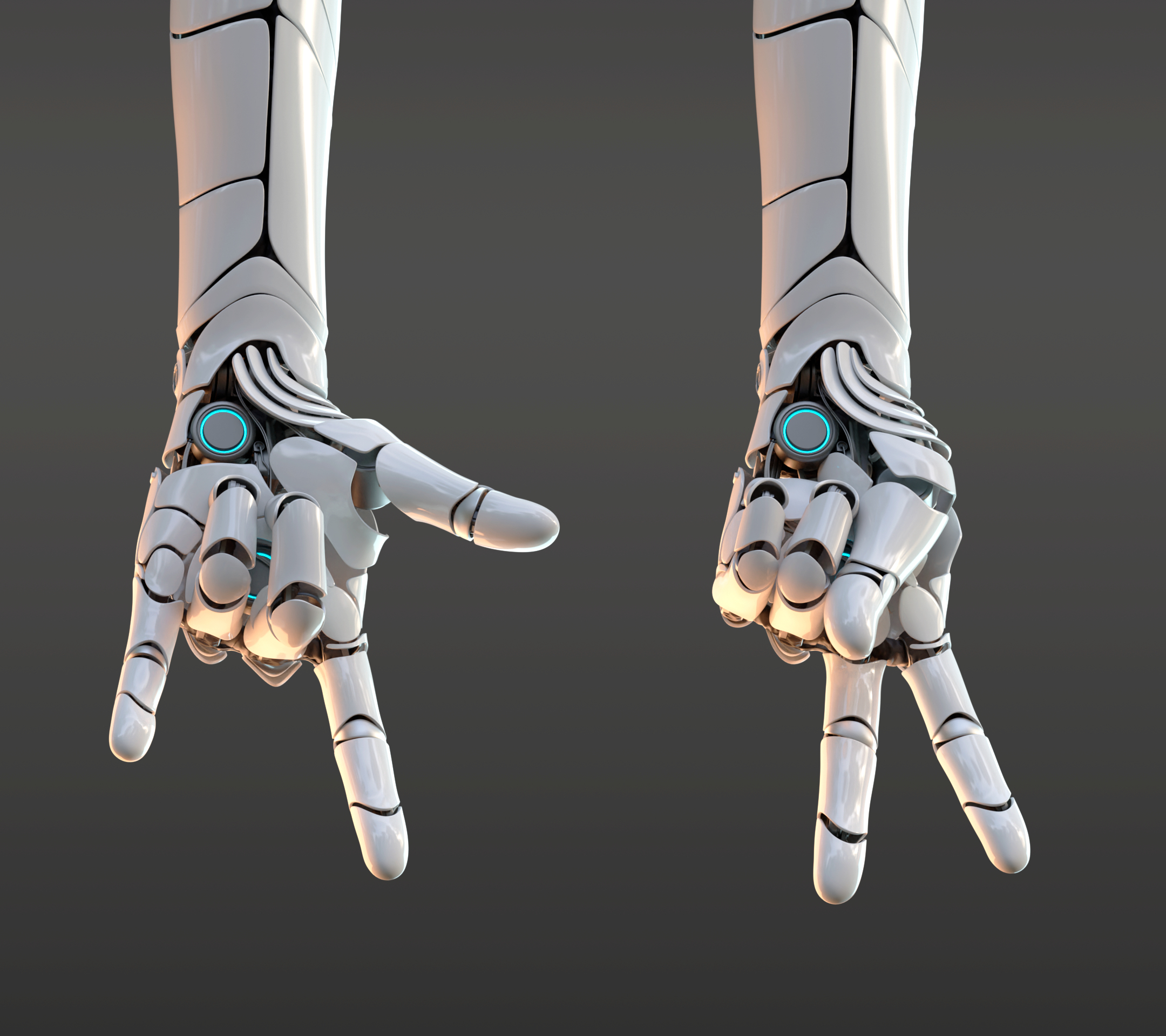 Robotic hand model - TurboSquid 1605002