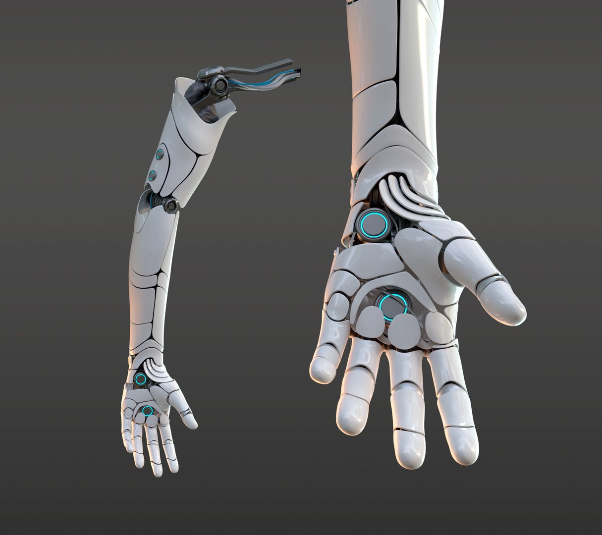 Robotic Hand Model - TurboSquid 1605002