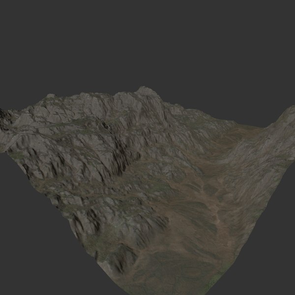 Rocky terrain 3D model - TurboSquid 1571672