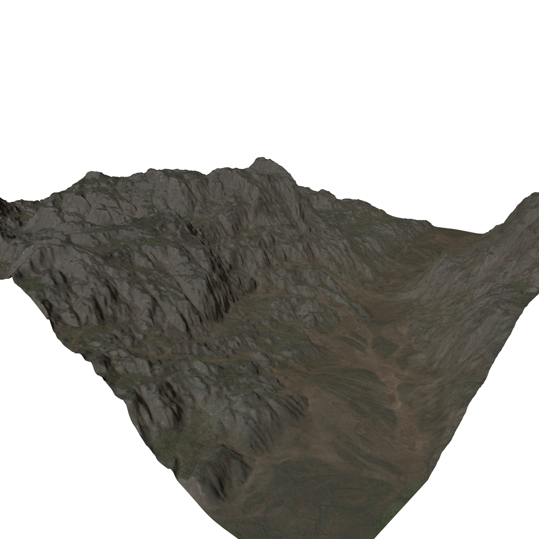 Rocky terrain 3D model - TurboSquid 1571672