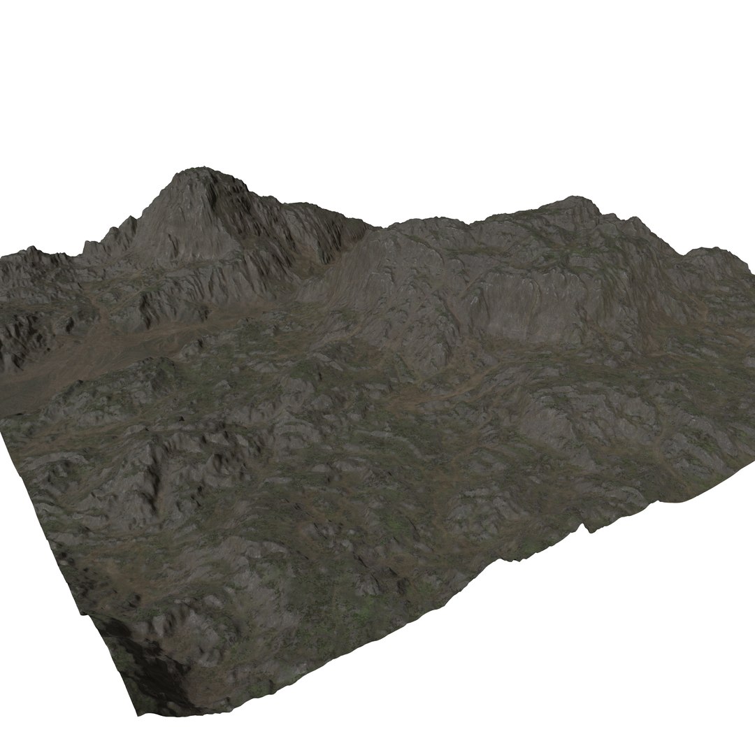 Rocky Terrain 3D Model - TurboSquid 1571672
