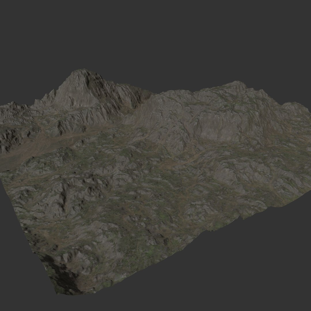Rocky Terrain 3D Model - TurboSquid 1571672