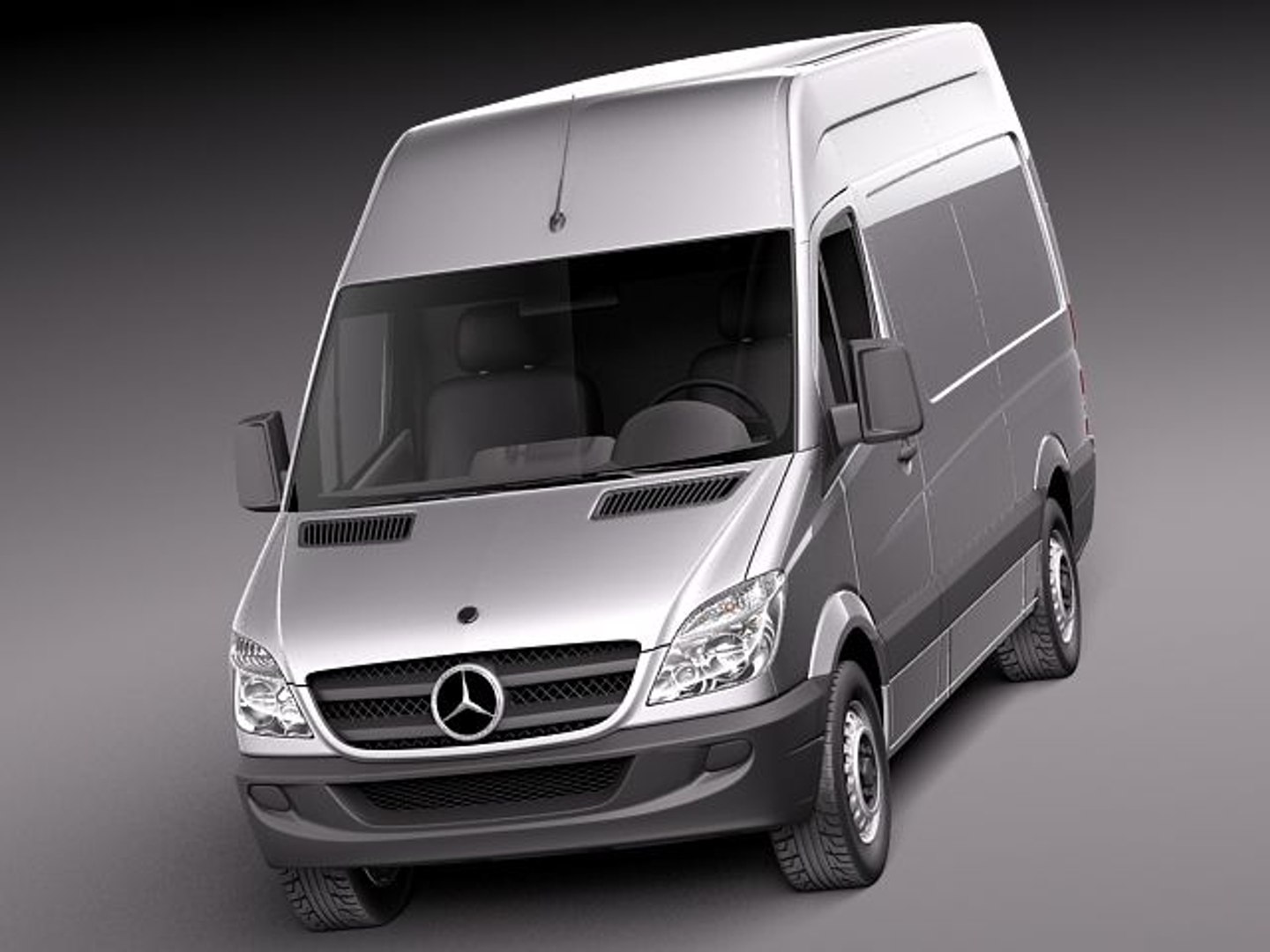 3d Mercedes Sprinter Ii Short Model