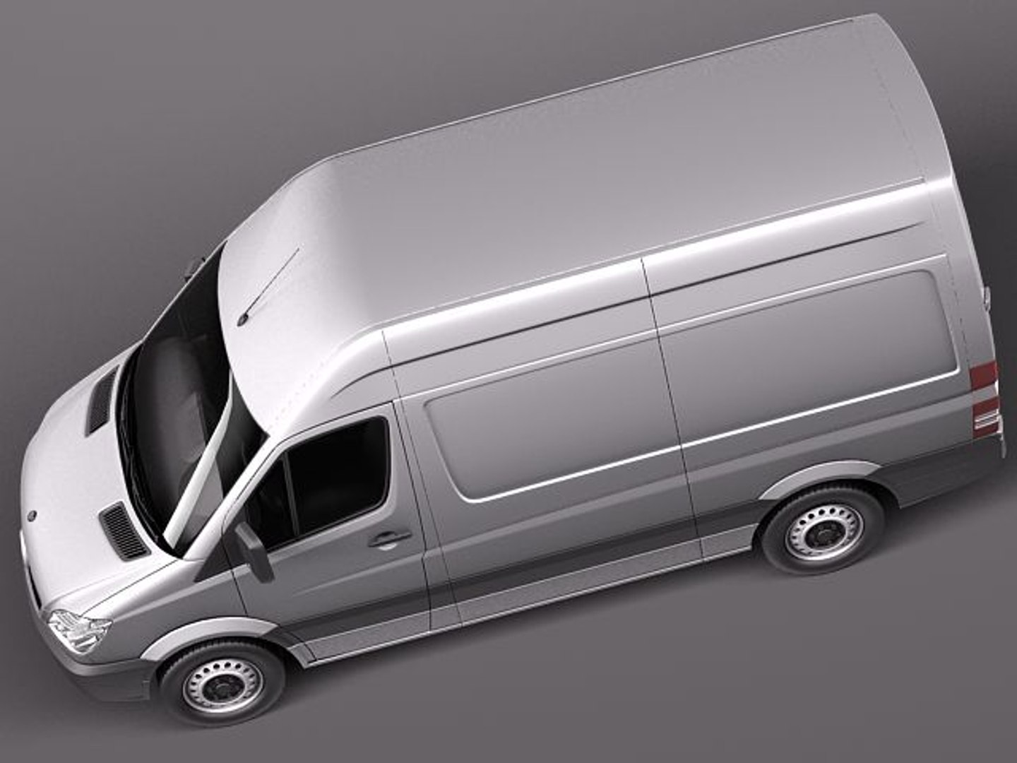 3d Mercedes Sprinter Ii Short Model