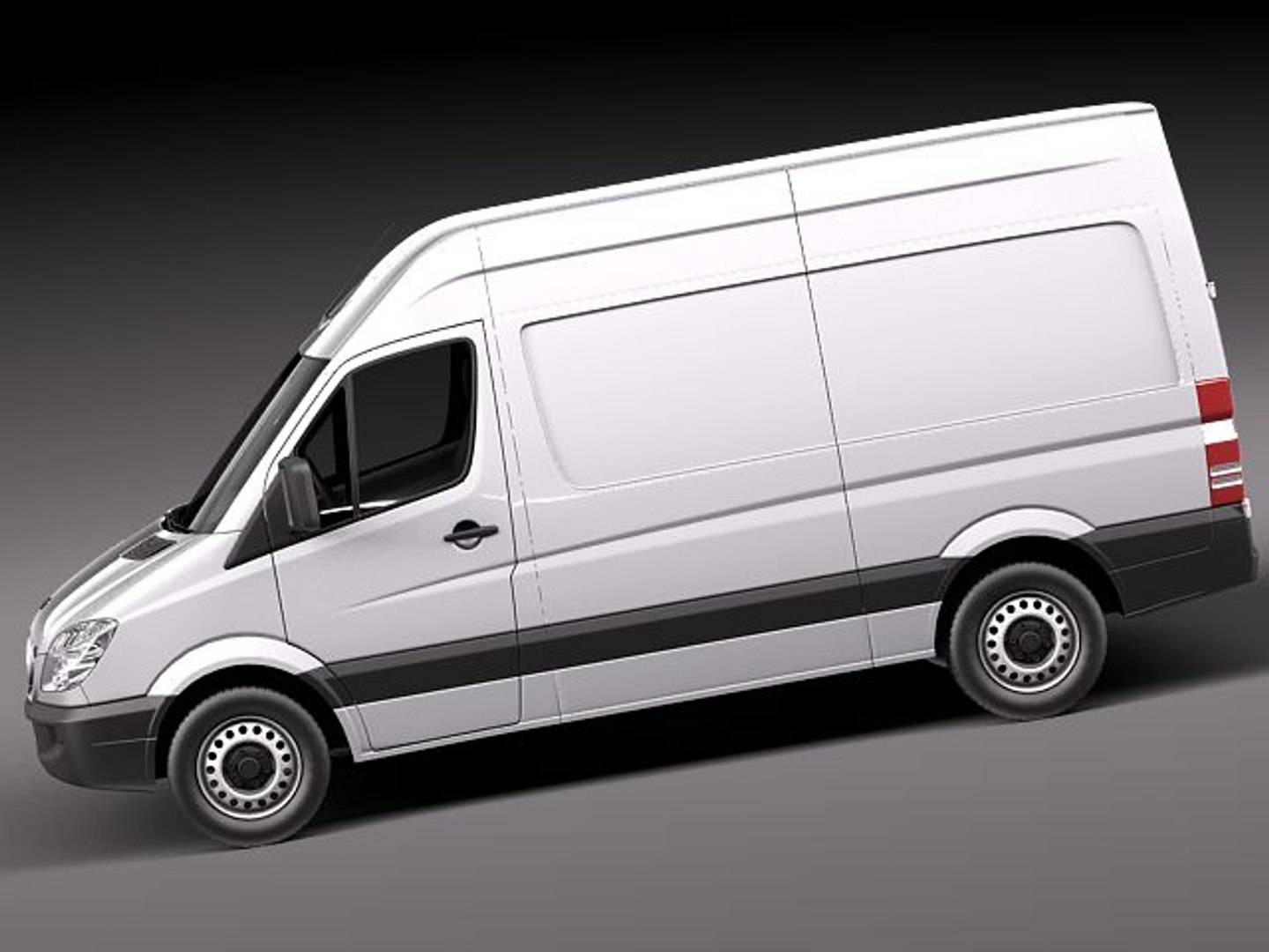 3d Mercedes Sprinter Ii Short Model