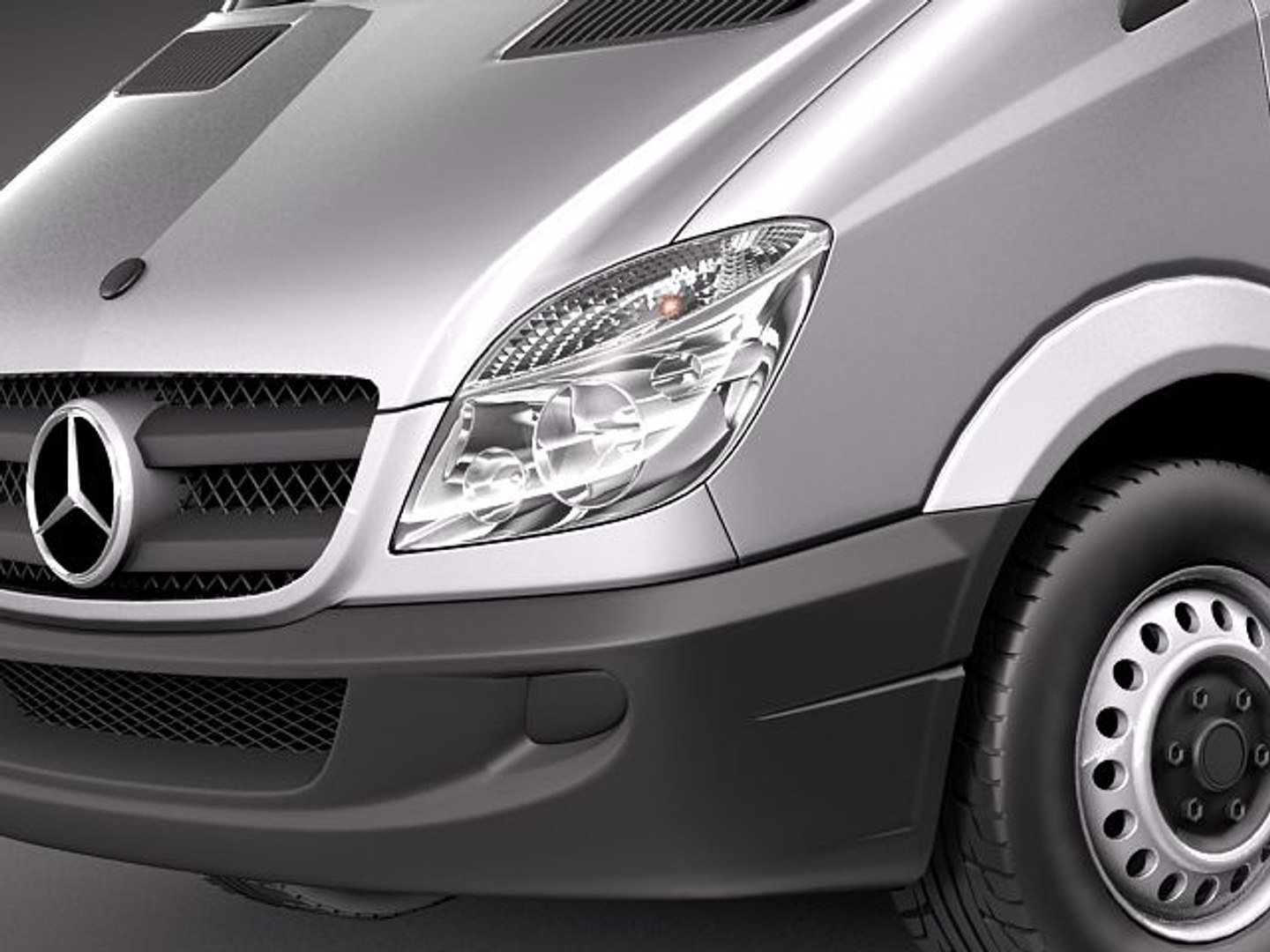 3d Mercedes Sprinter Ii Short Model