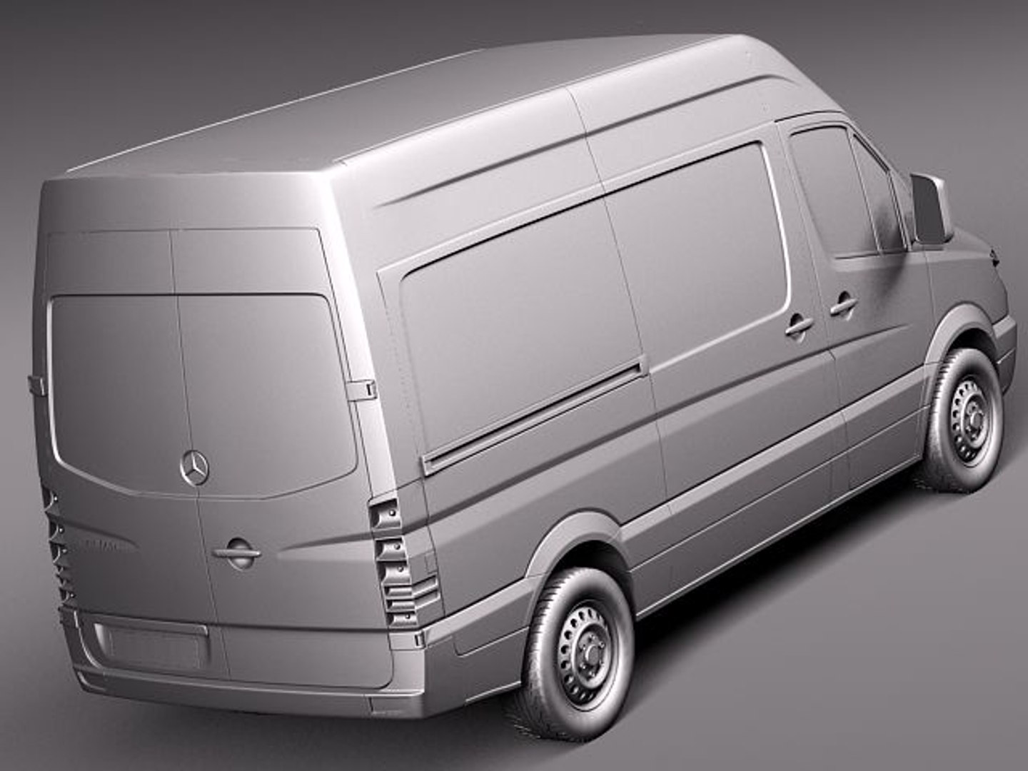 3d Mercedes Sprinter Ii Short Model