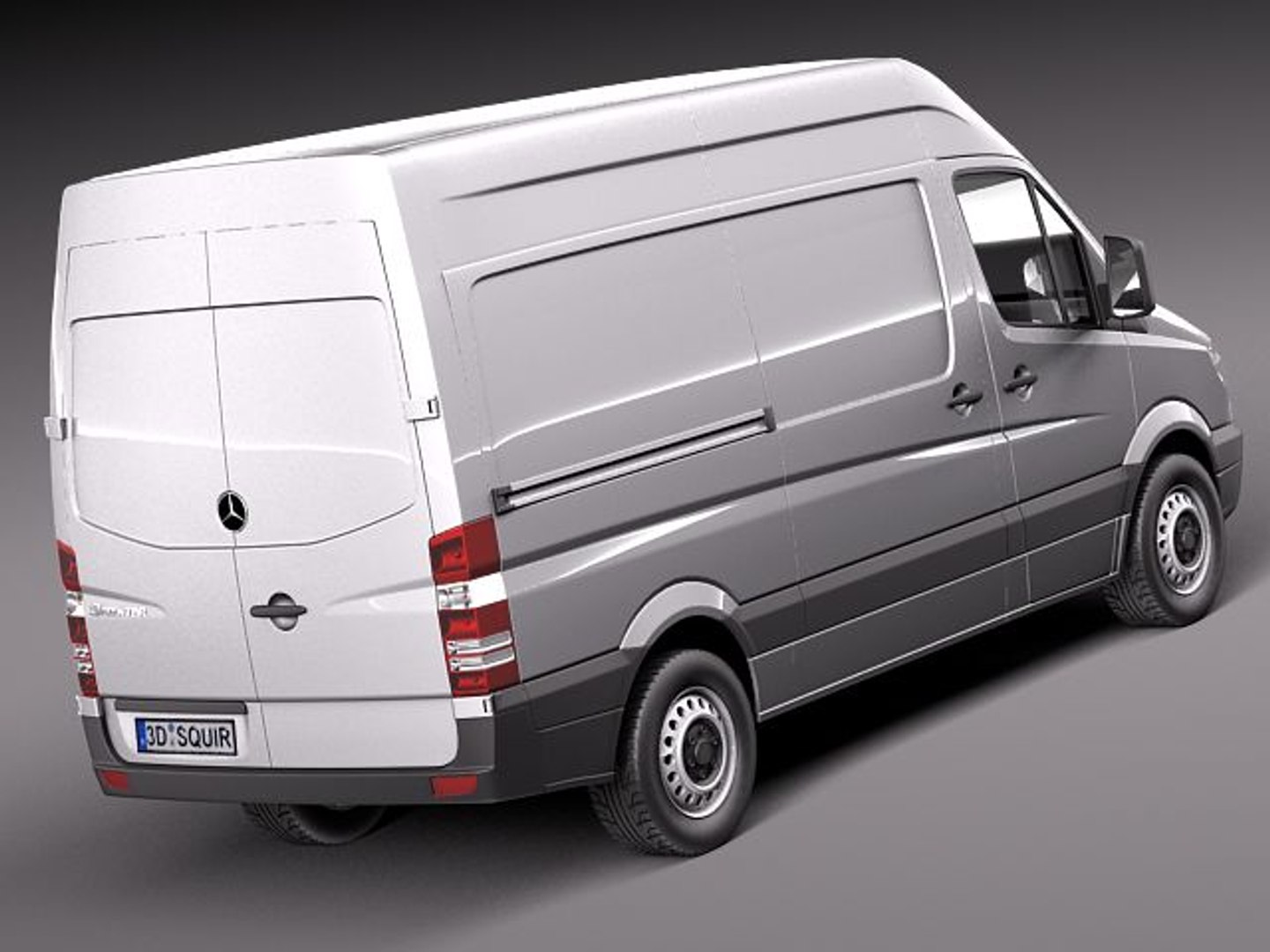 3d Mercedes Sprinter Ii Short Model