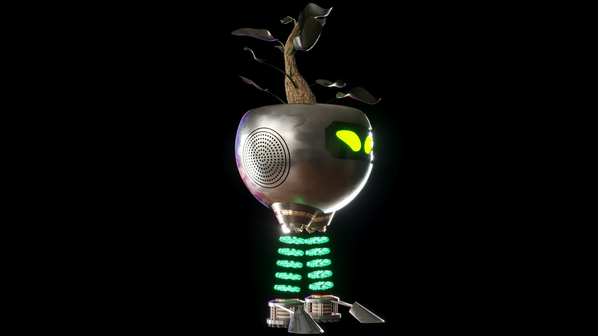 PotBot Plant Robot 3D Model - TurboSquid 1996532