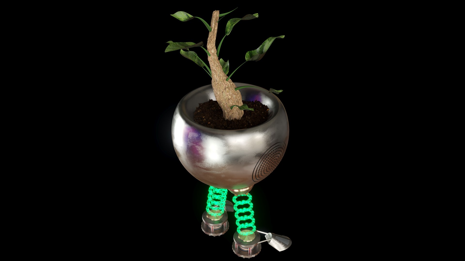 PotBot Plant Robot 3D Model - TurboSquid 1996532