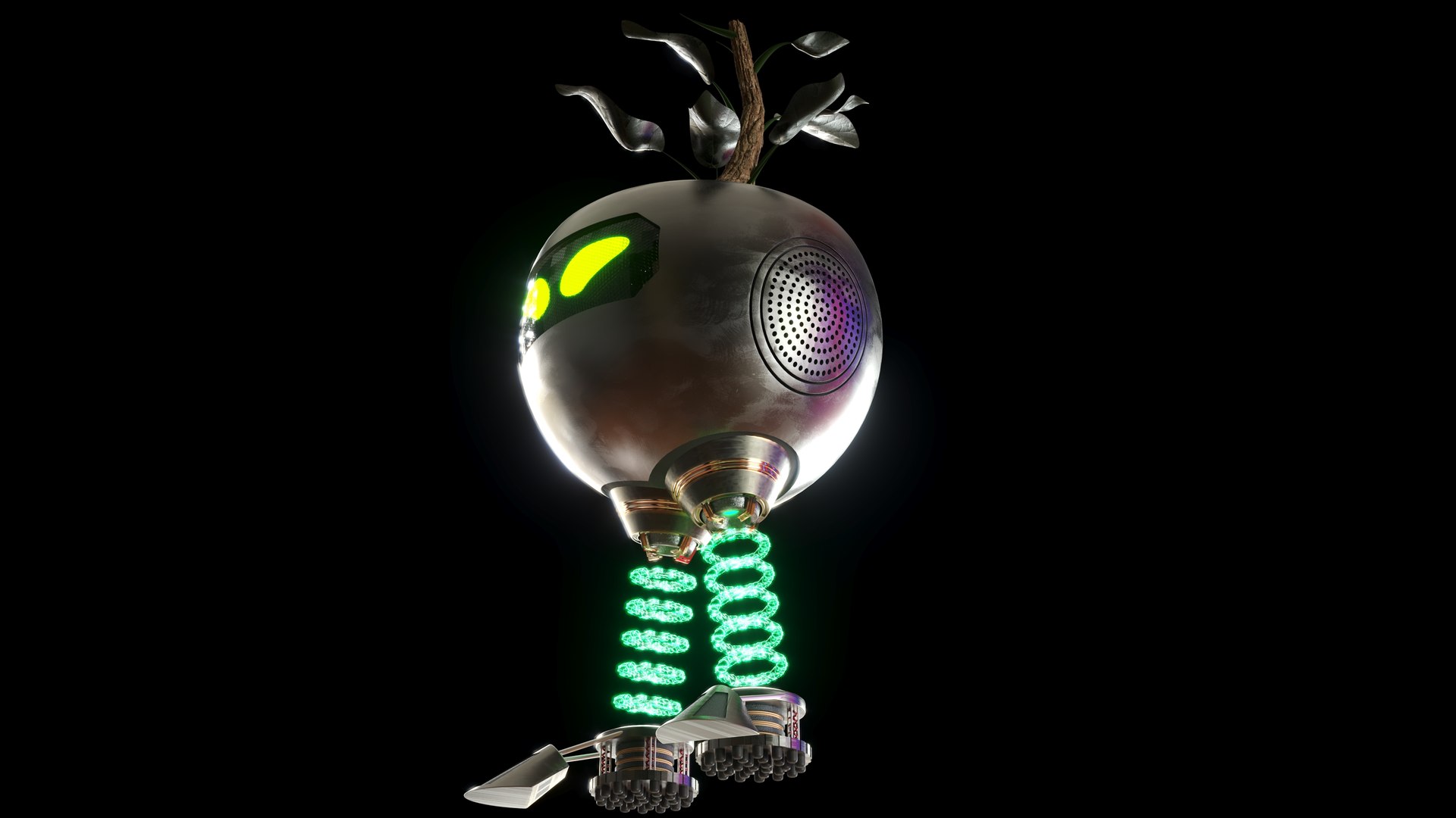 PotBot Plant Robot 3D Model - TurboSquid 1996532