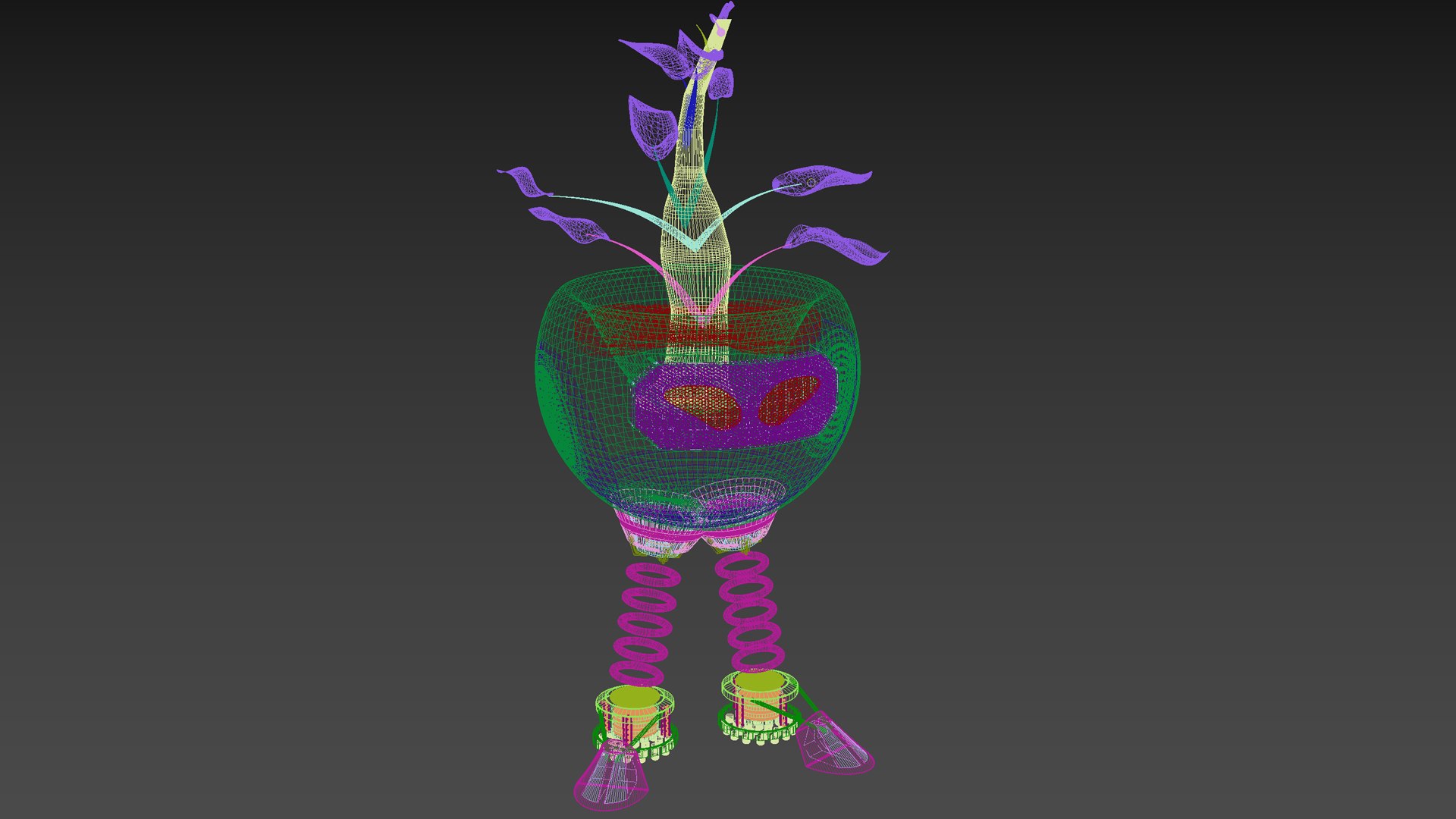 PotBot Plant Robot 3D Model - TurboSquid 1996532