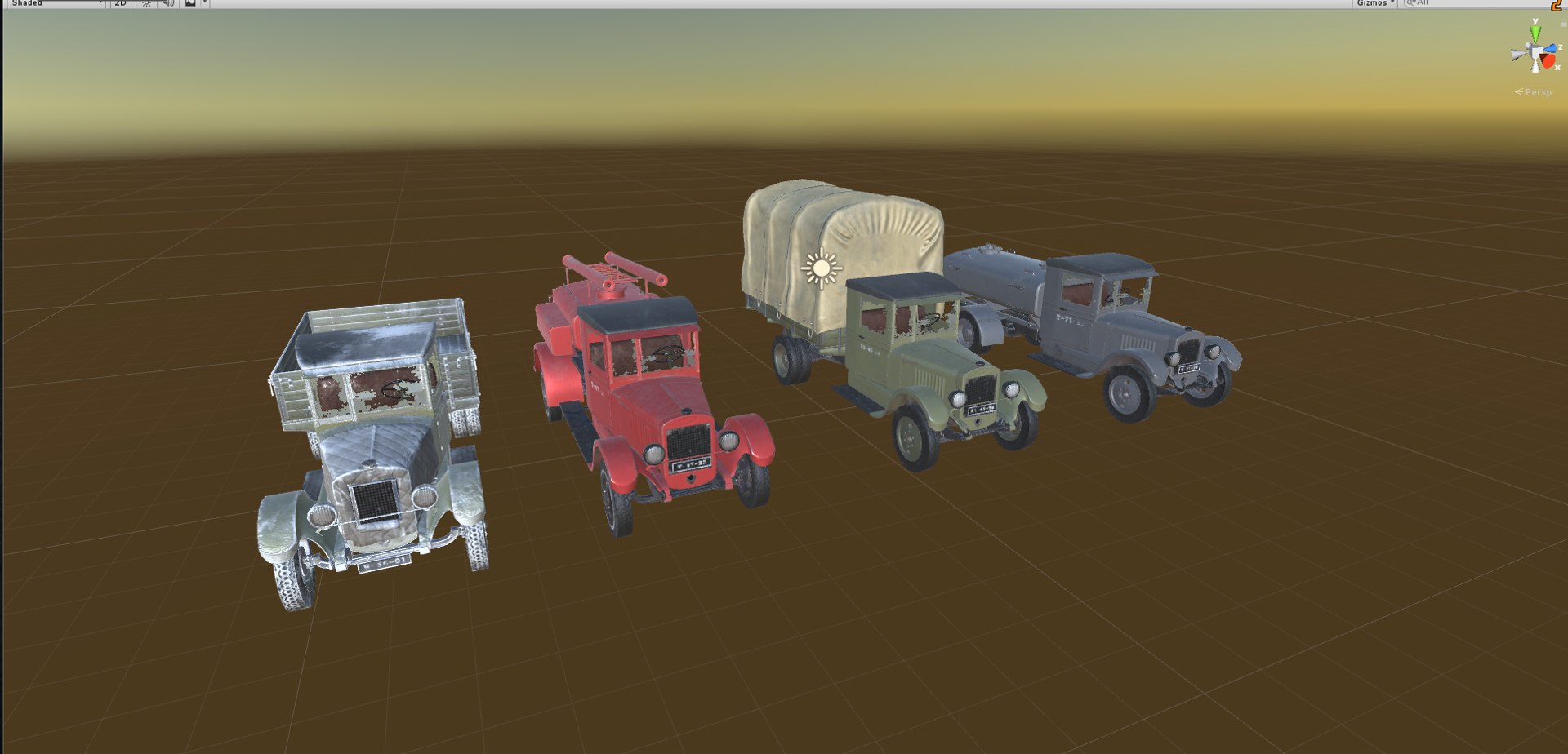 3D pack soviet truck 4 model - TurboSquid 1311667