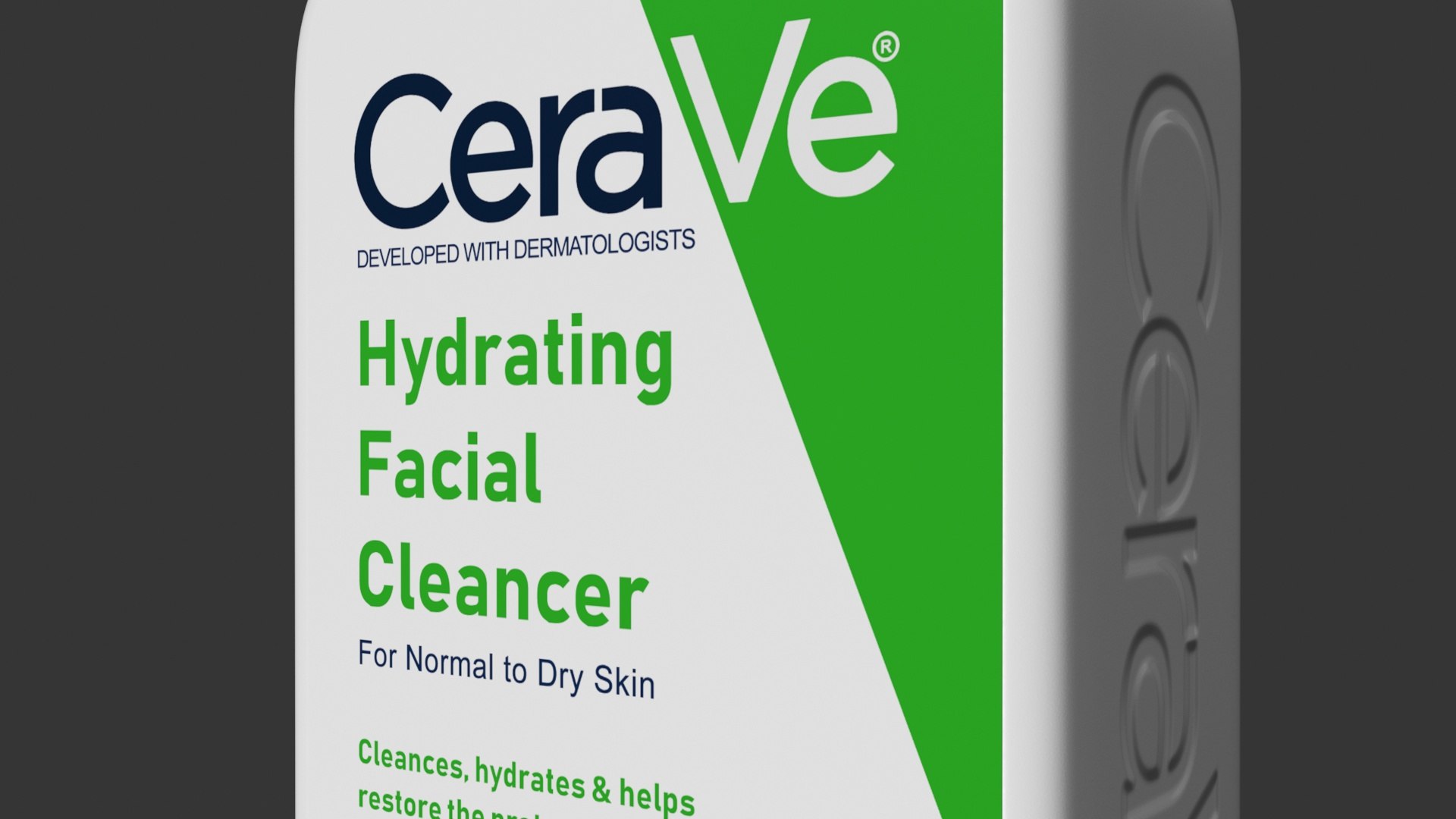CeraVe Cleanser Dispenser Bottle 473 Ml Green 3D Model - TurboSquid 2283342