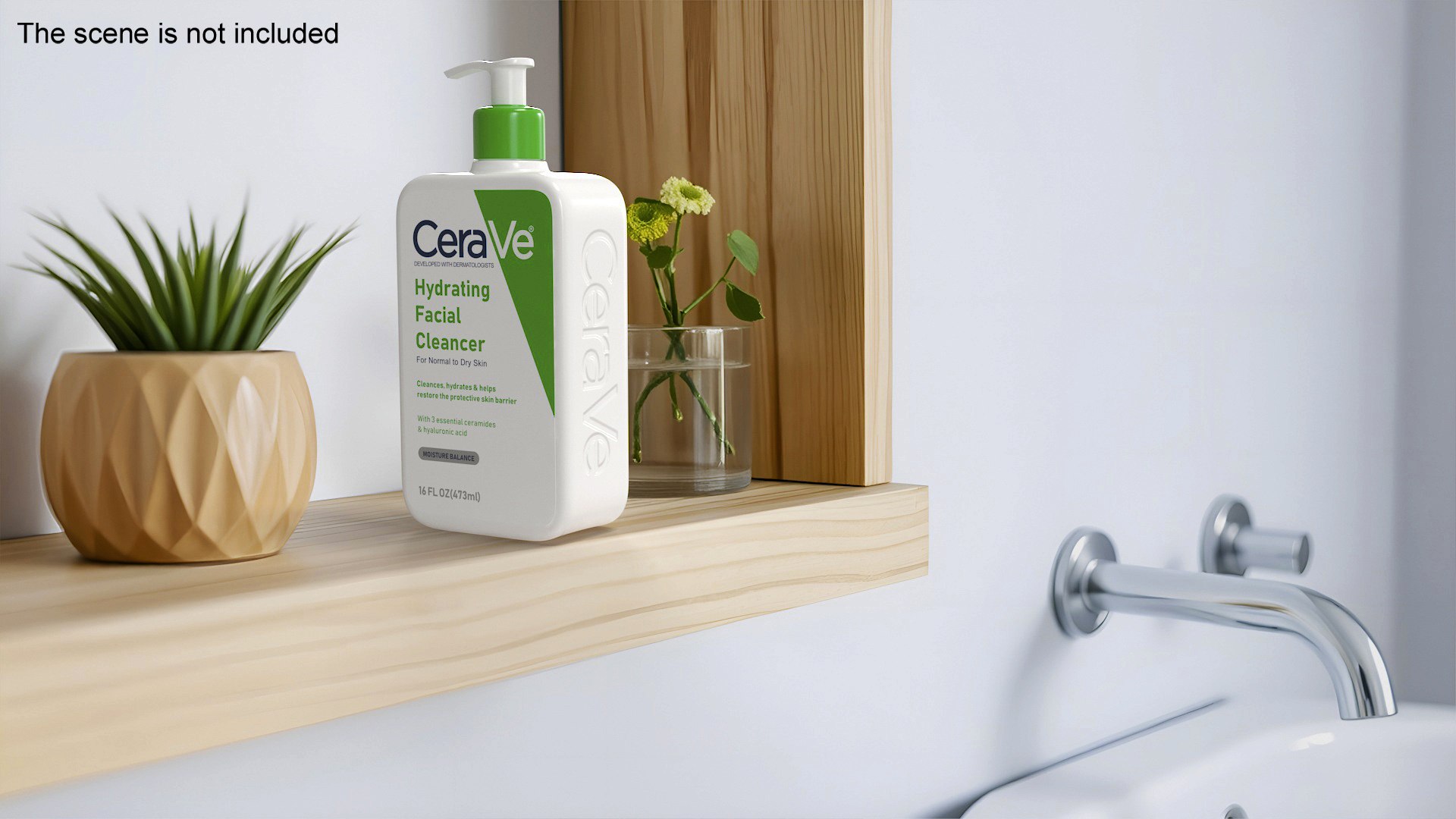 CeraVe Cleanser Dispenser Bottle 473 Ml Green 3D Model - TurboSquid 2283342