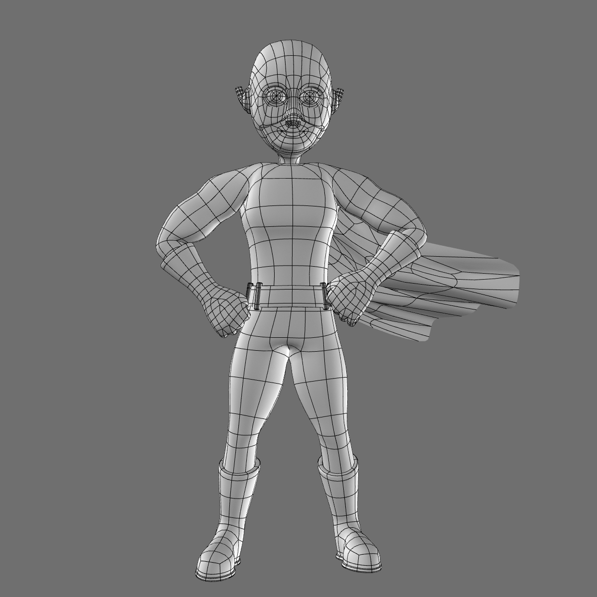 3d model superhero super hero