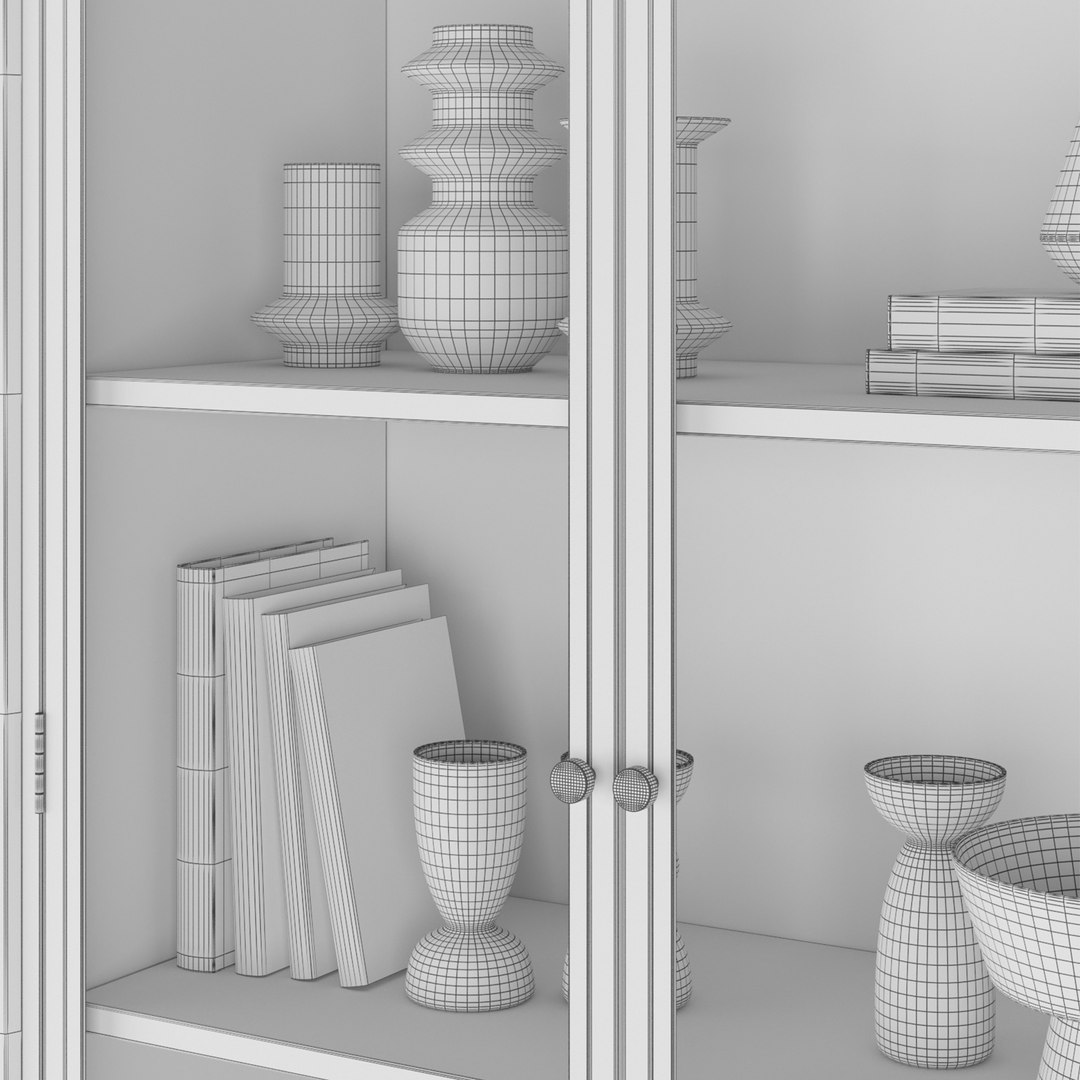 3D model Storage Cabinet with Drawers Harmon - TurboSquid 2059277