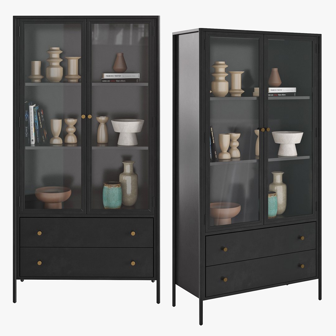 3D model Storage Cabinet with Drawers Harmon - TurboSquid 2059277