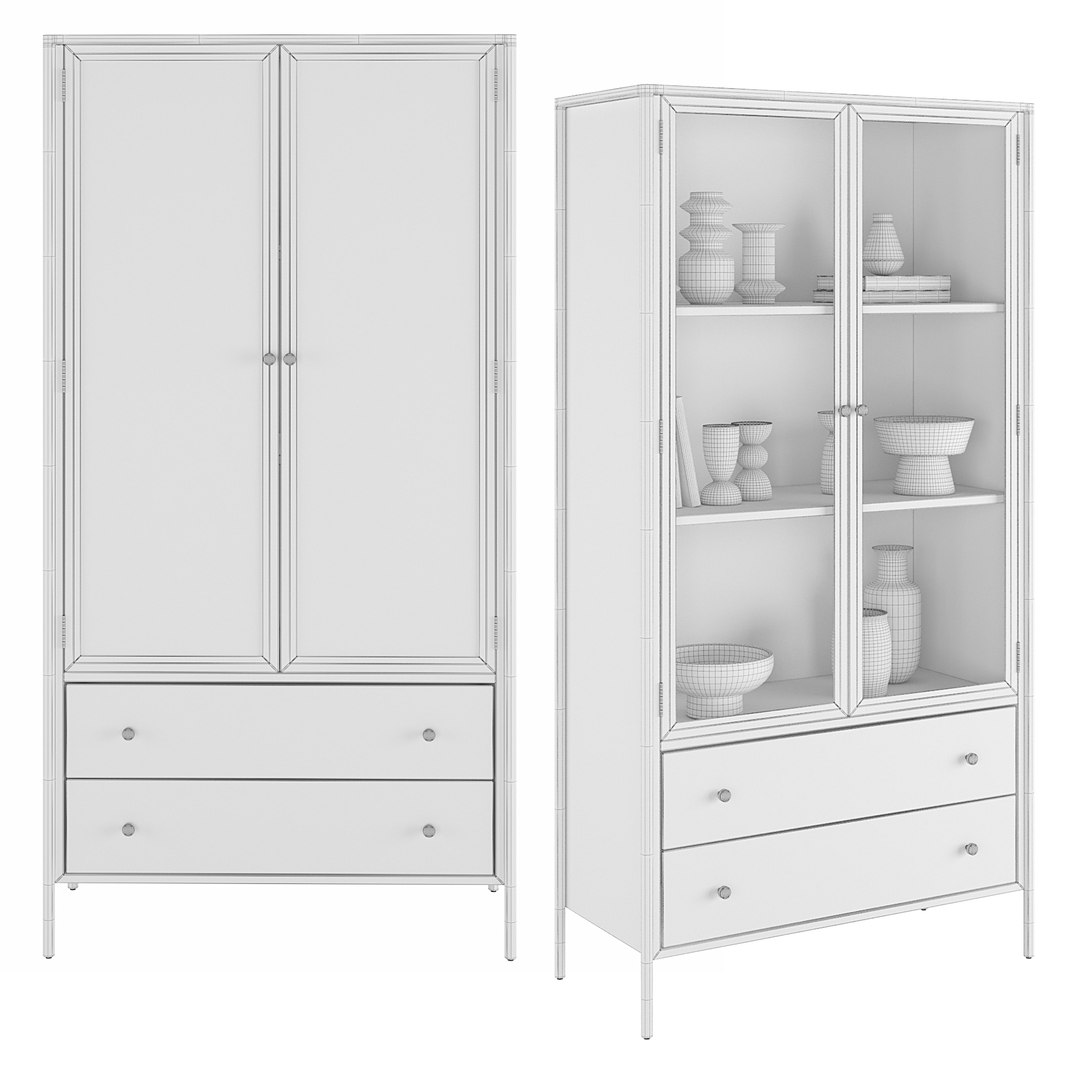 3D model Storage Cabinet with Drawers Harmon - TurboSquid 2059277