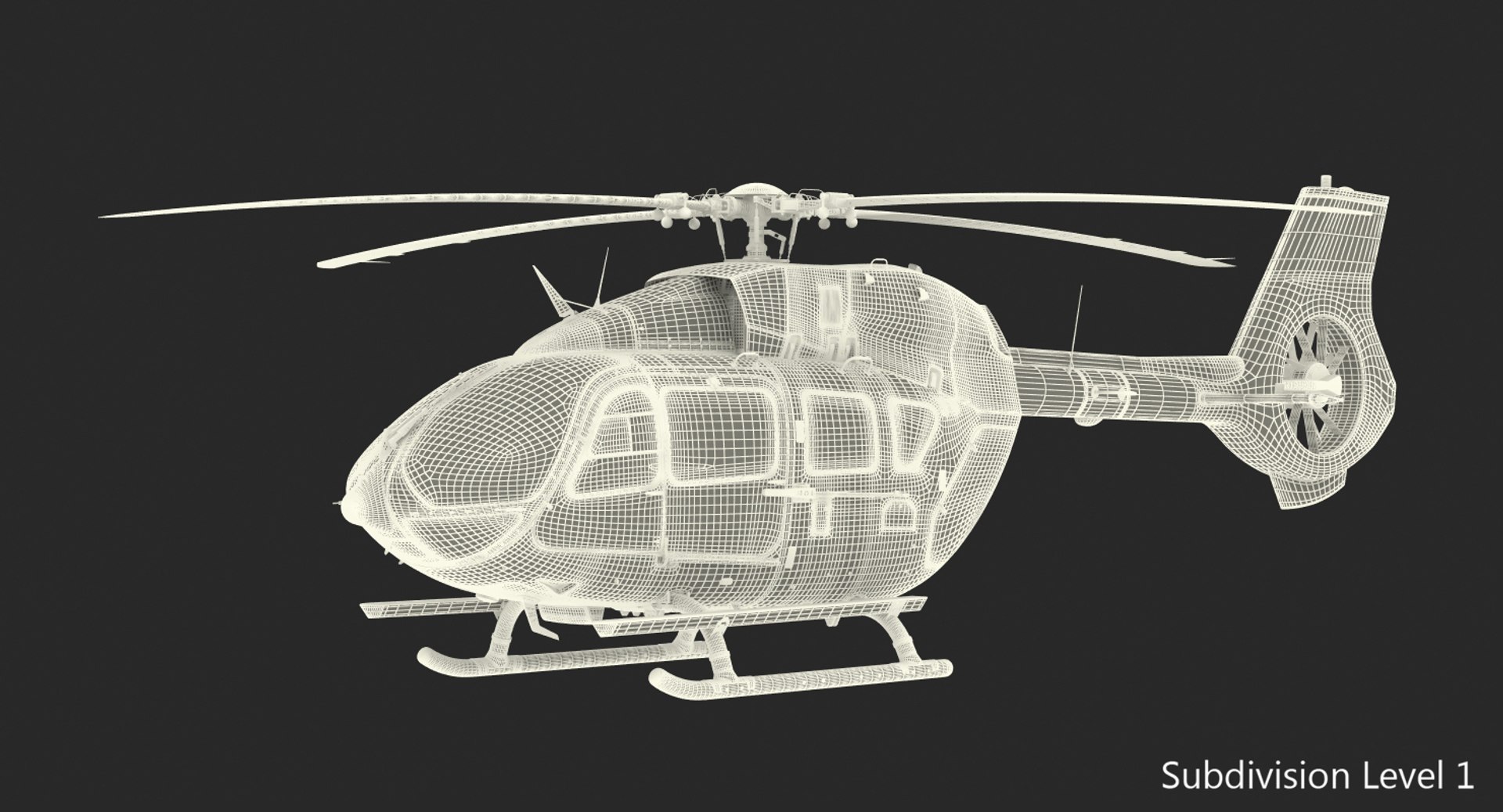 Airbus helicopters h145 cockpit 3D model - TurboSquid 1335728