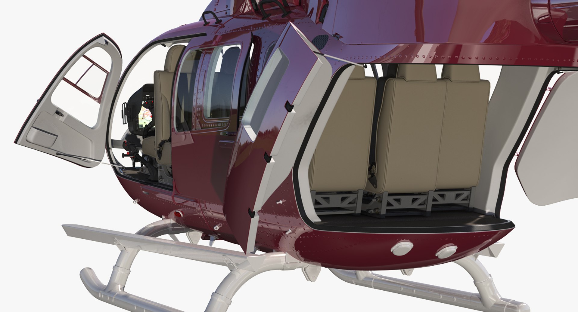 Airbus Helicopters H145 Cockpit 3D Model - TurboSquid 1335728