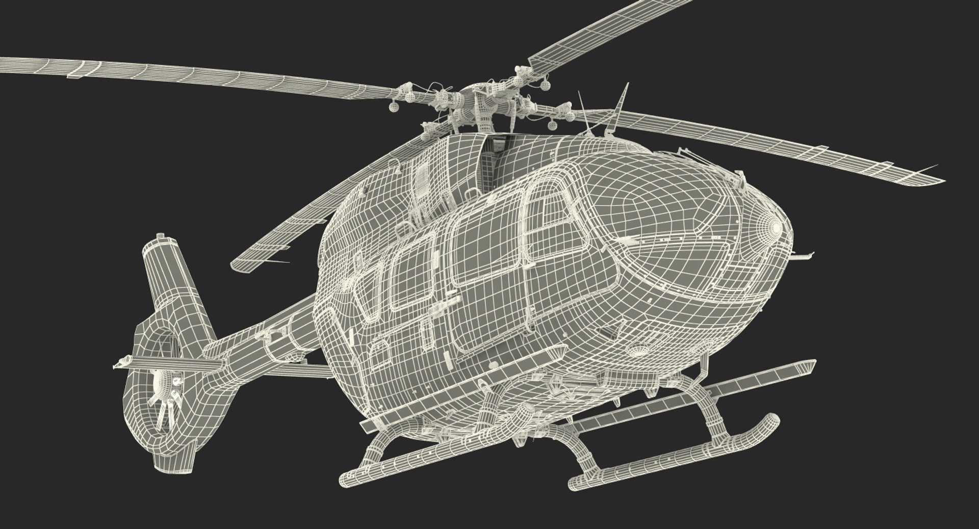 Airbus helicopters h145 cockpit 3D model - TurboSquid 1335728