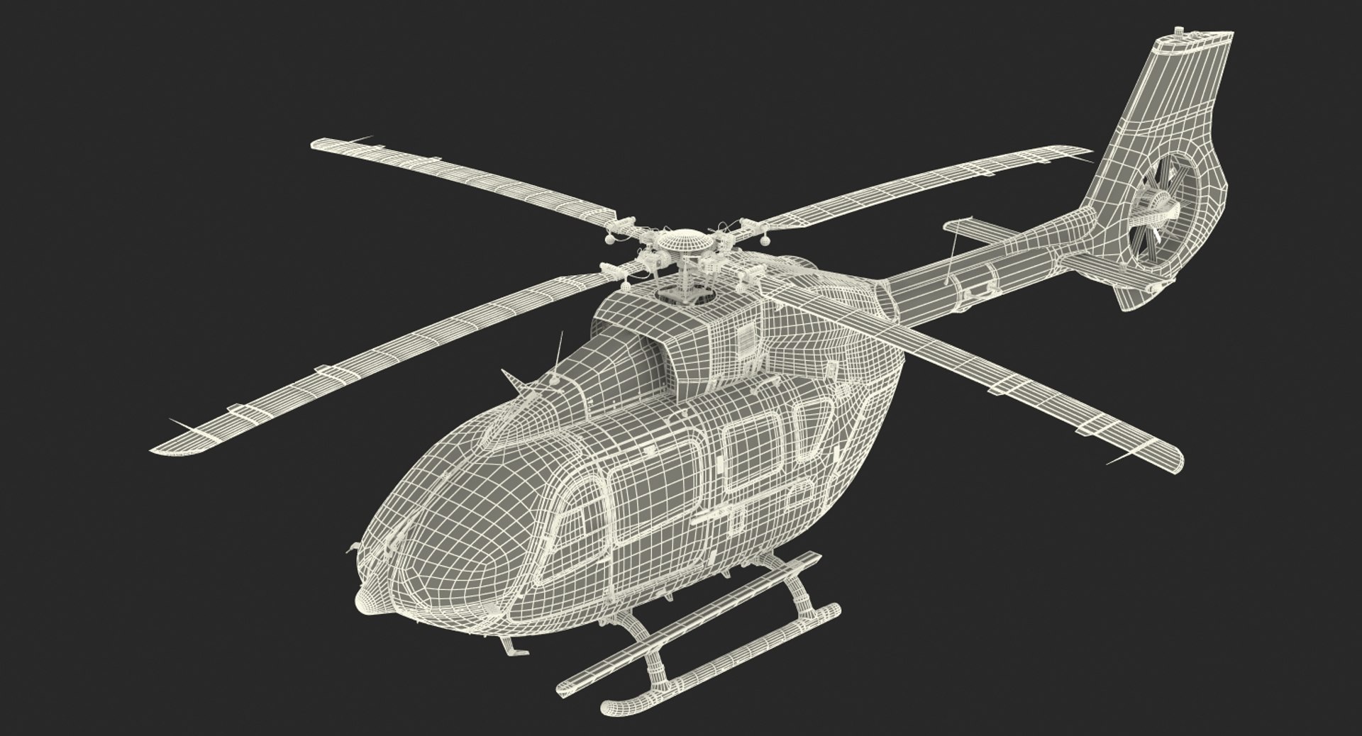 Airbus helicopters h145 cockpit 3D model - TurboSquid 1335728