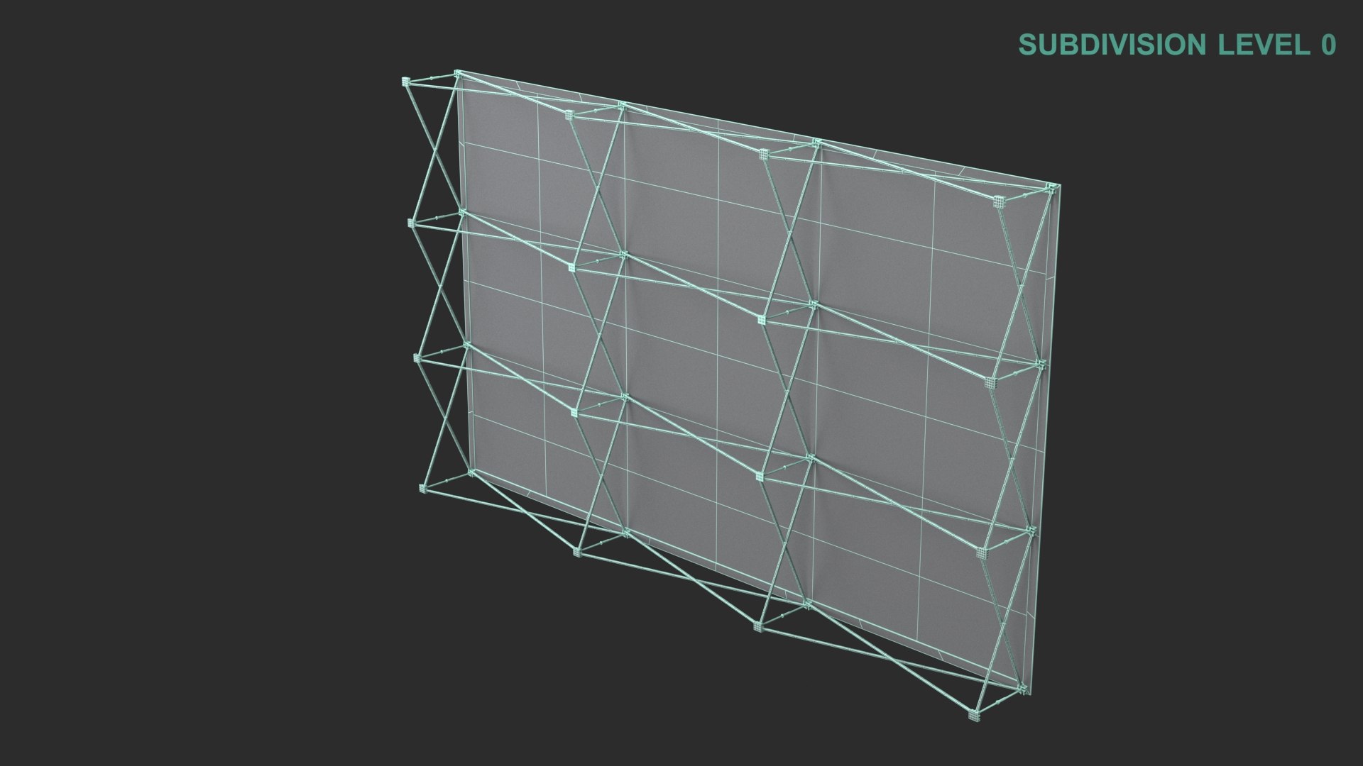 Banner Wall 3D Model - TurboSquid 1934256