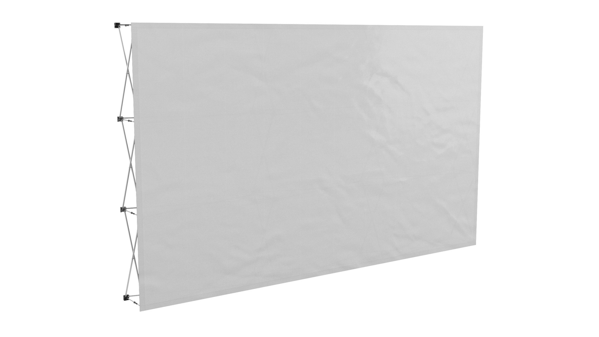 Banner Wall 3D Model - TurboSquid 1934256