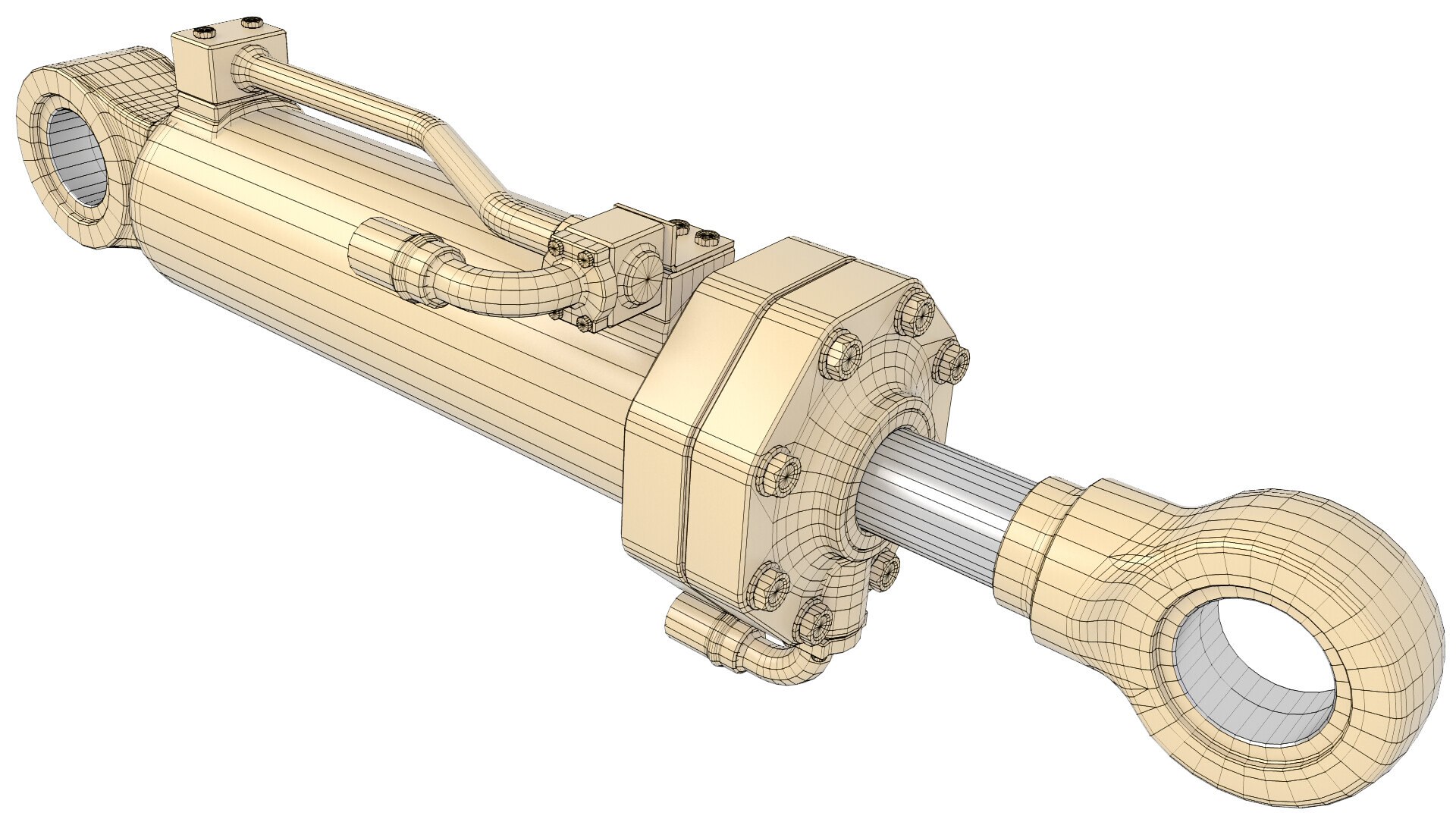 Hydraulic Piston 3D Model - TurboSquid 1561355
