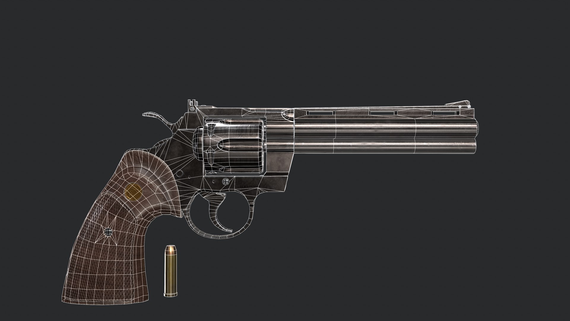 Colt Python 357 3D Model - TurboSquid 2185574