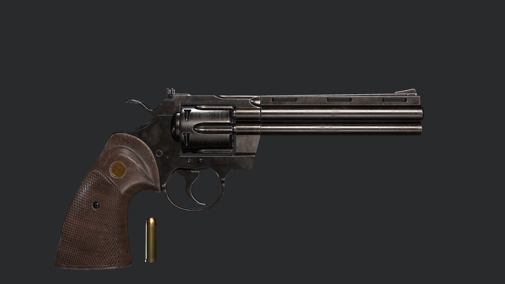 Colt Python 357 3D Model - TurboSquid 2185574