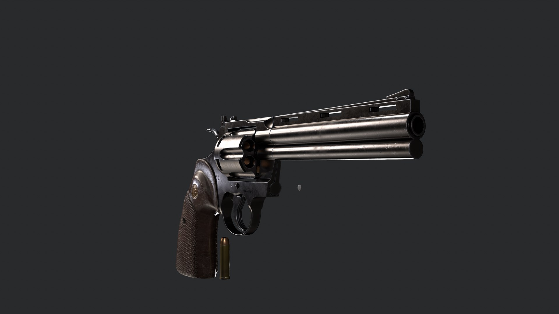 Colt Python 357 3D Model - TurboSquid 2185574