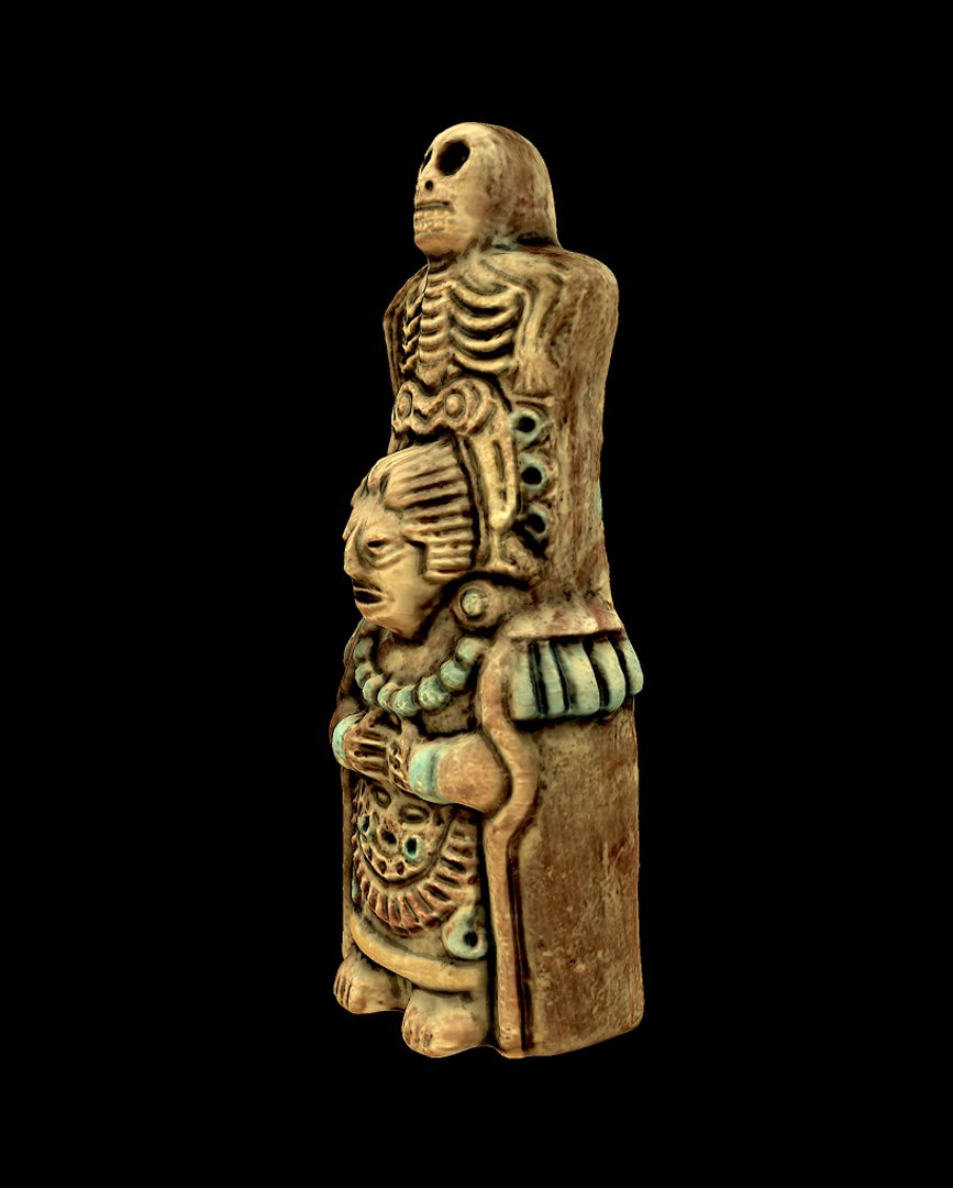 Mayan Figure Replica 3d Model