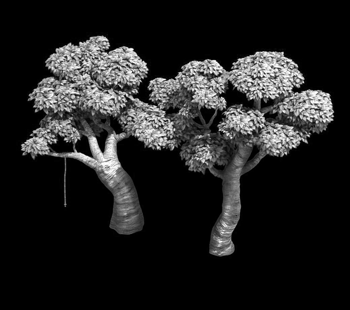 3D acre trees - 03 model - TurboSquid 1448358