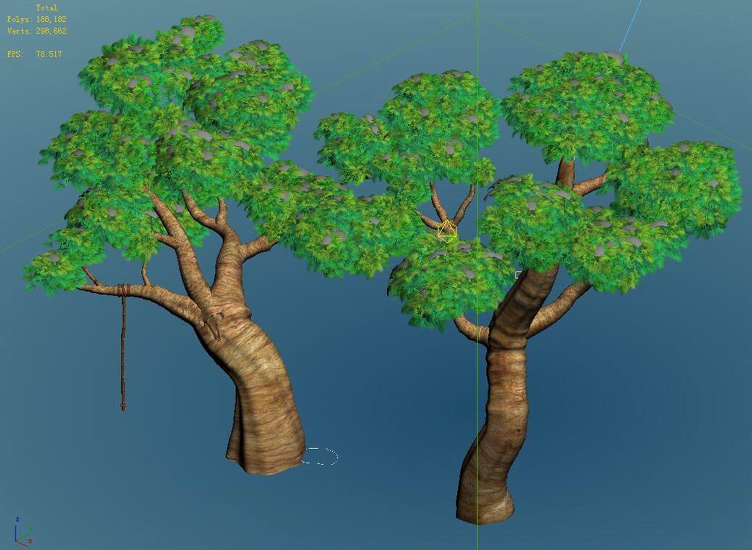 3D Acre Trees - 03 Model - TurboSquid 1448358