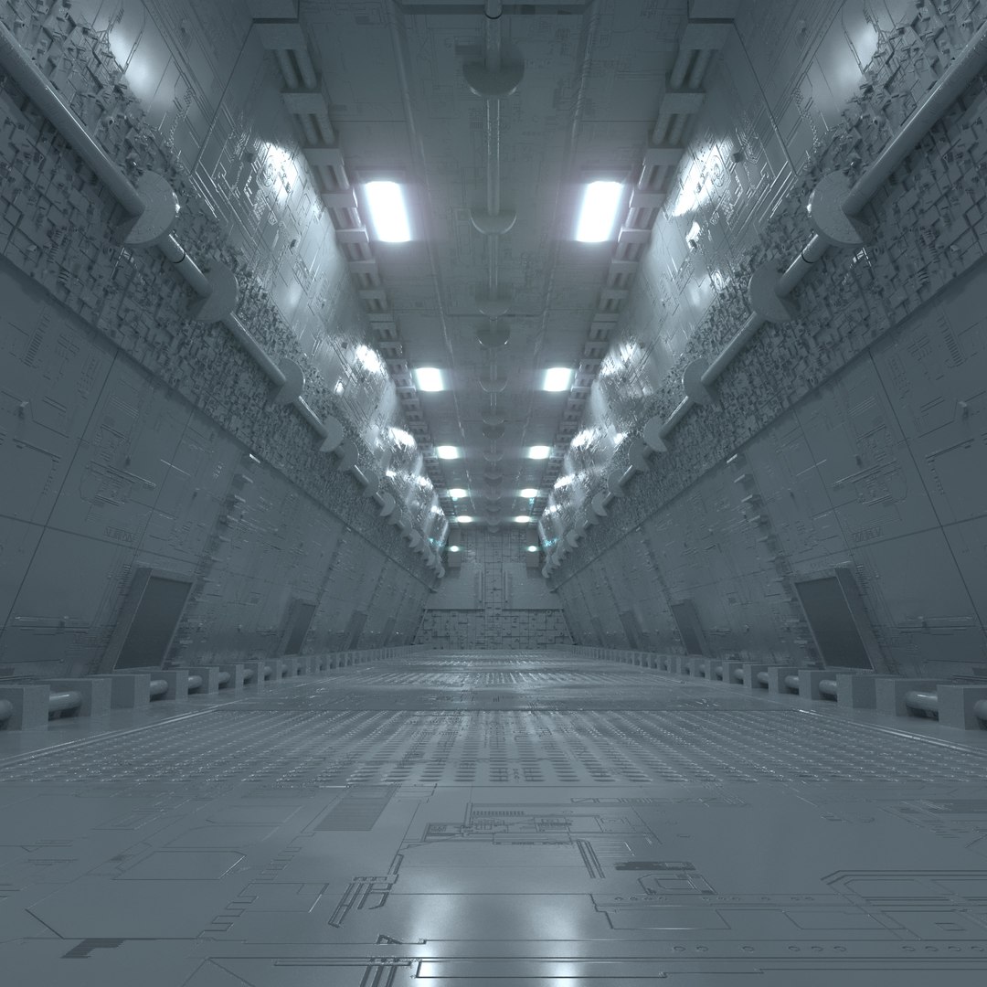 Haunted Liminal Space Detailed Sci Fi Corridor 3D Model - TurboSquid ...