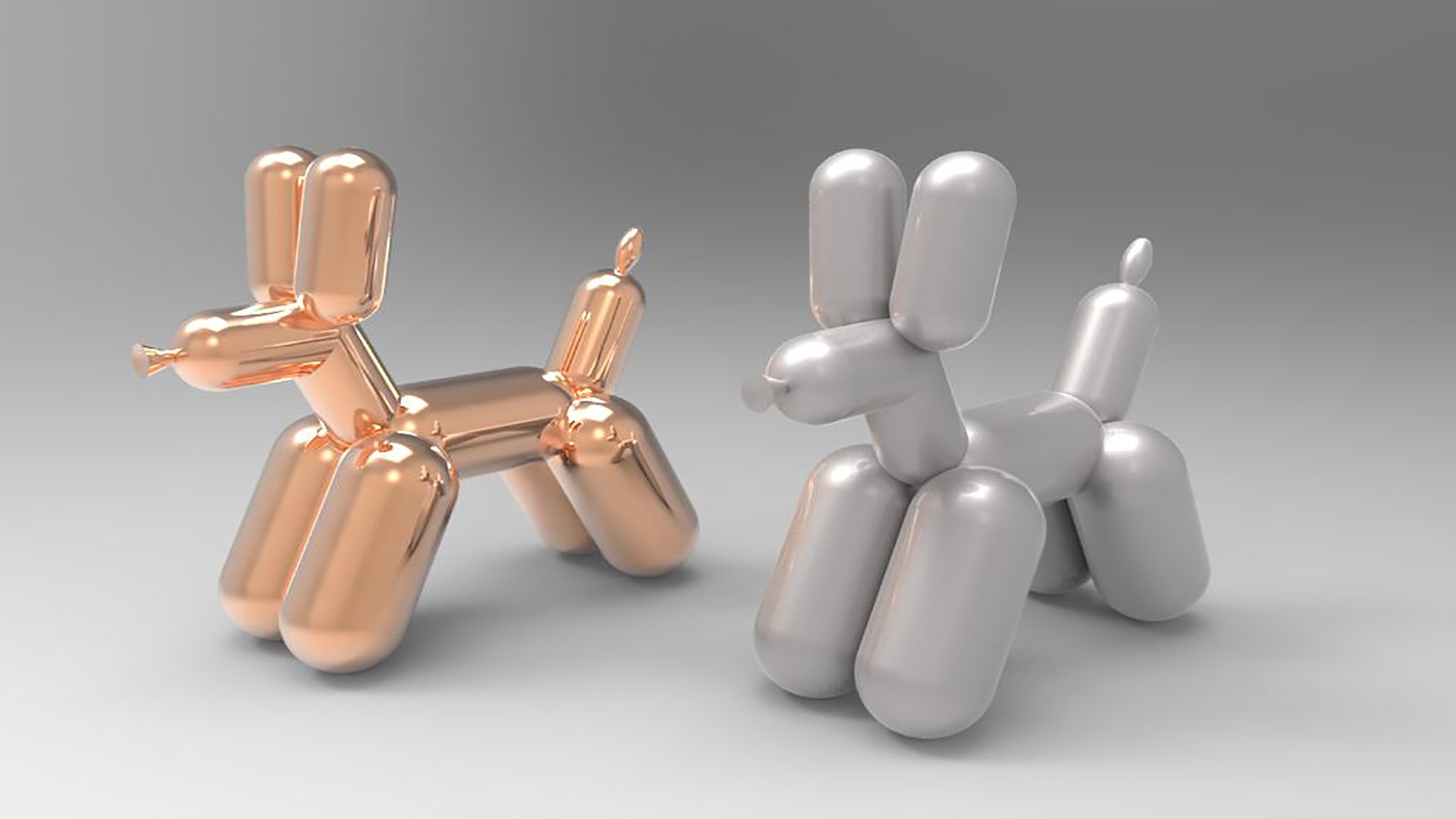 3D Ballon Dogs Model - TurboSquid 2114332
