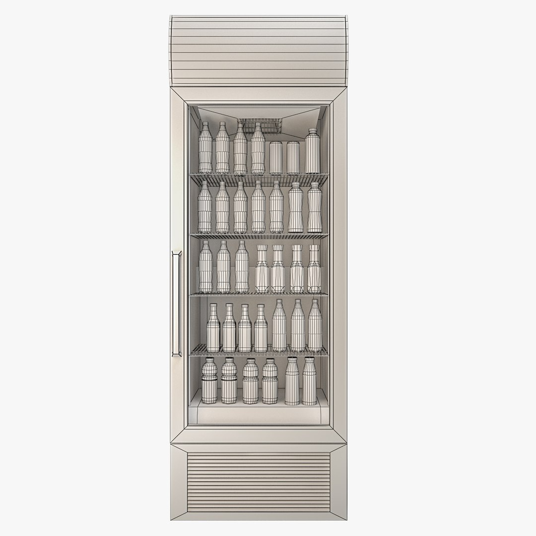 3D Coca Cola Fridge Model - TurboSquid 1198065