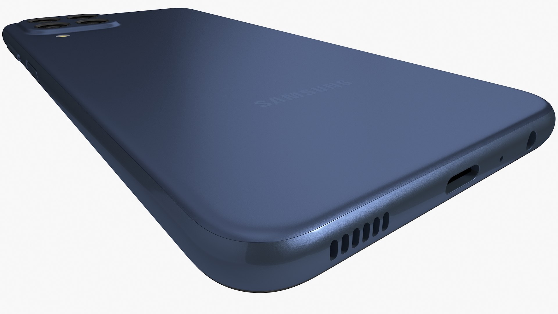 Samsung Galaxy M33 5G Blue Model - TurboSquid 1905581