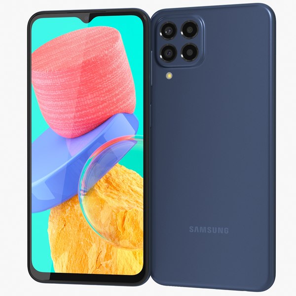 Samsung Galaxy M33 5G Blue model - TurboSquid 1905581