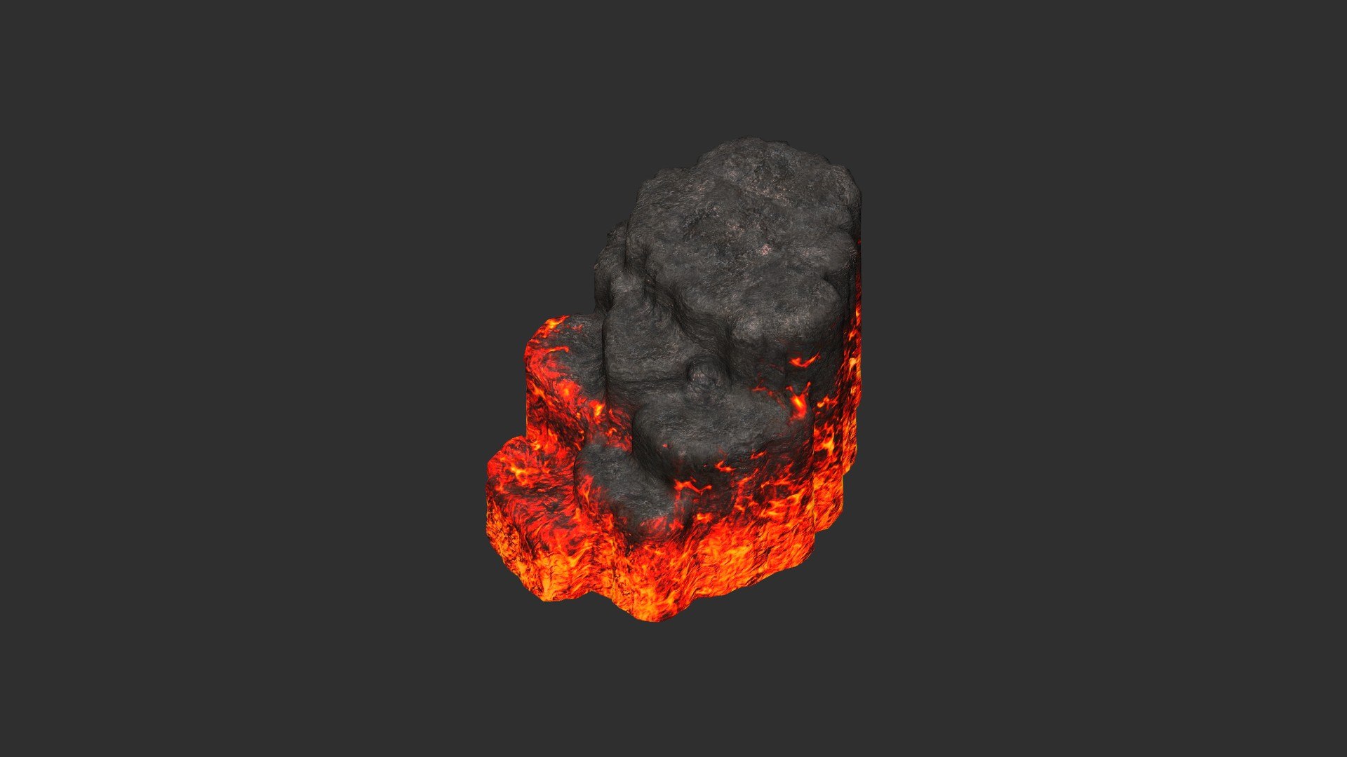 3D Cave Platform 1 - Lava Model - TurboSquid 2066483