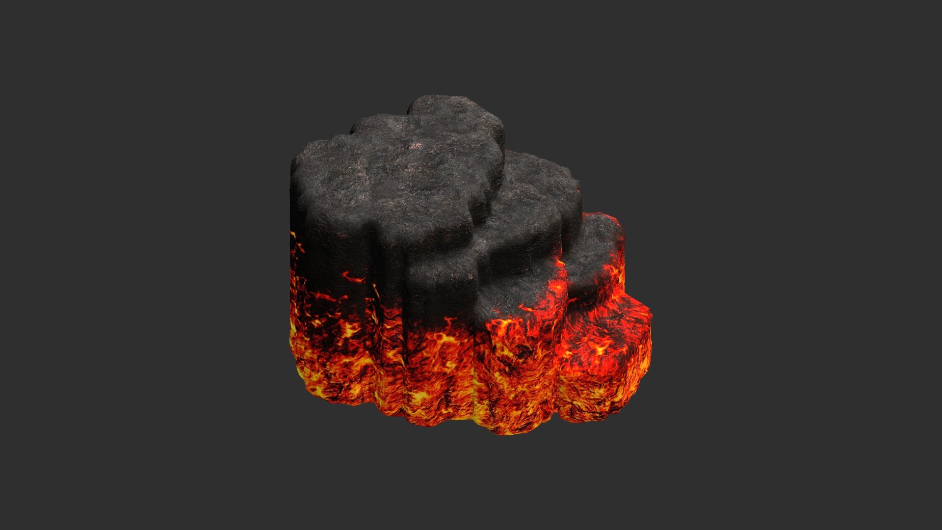 3D Cave Platform 1 - Lava Model - TurboSquid 2066483