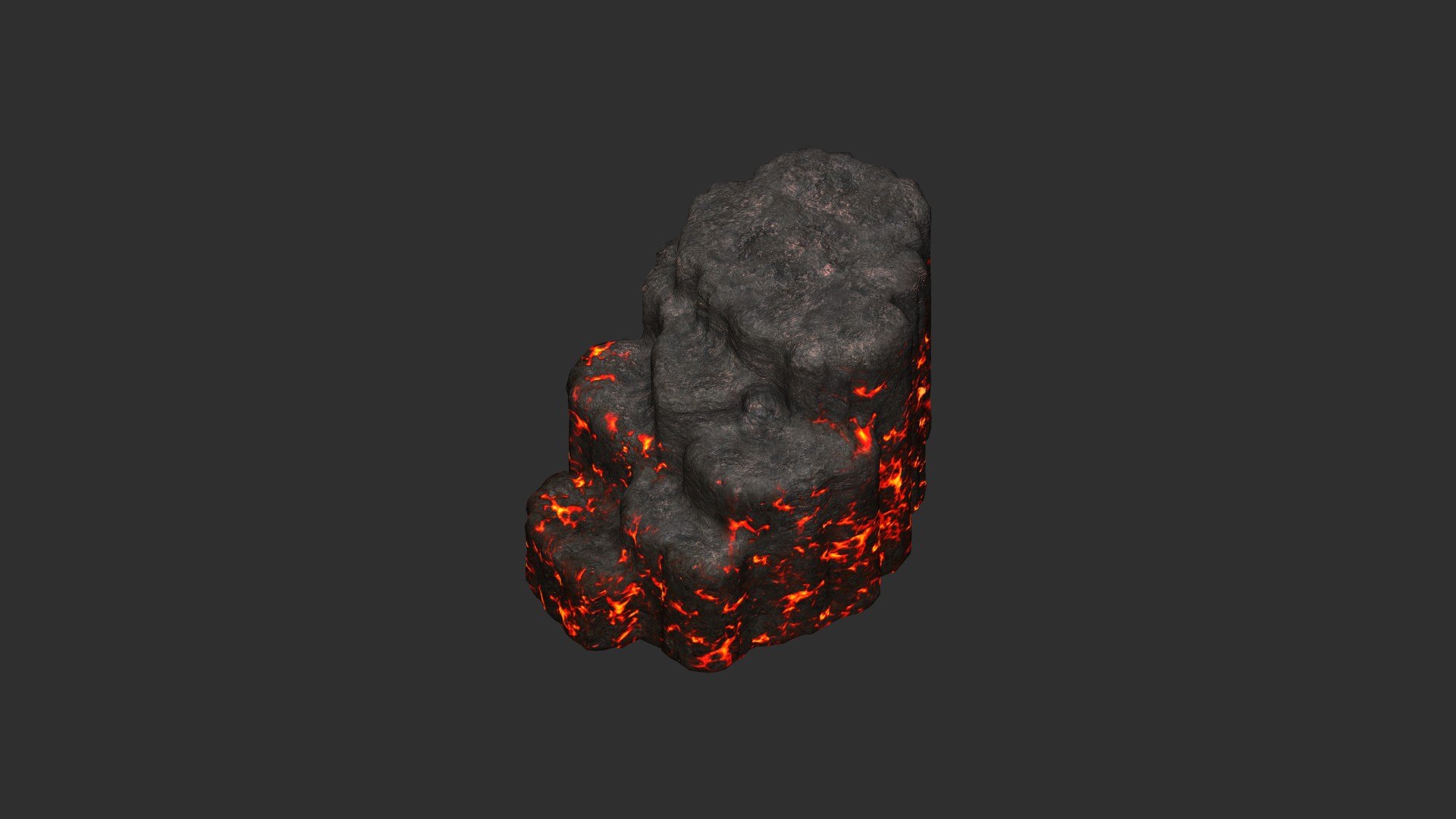 3D Cave Platform 1 - Lava Model - TurboSquid 2066483