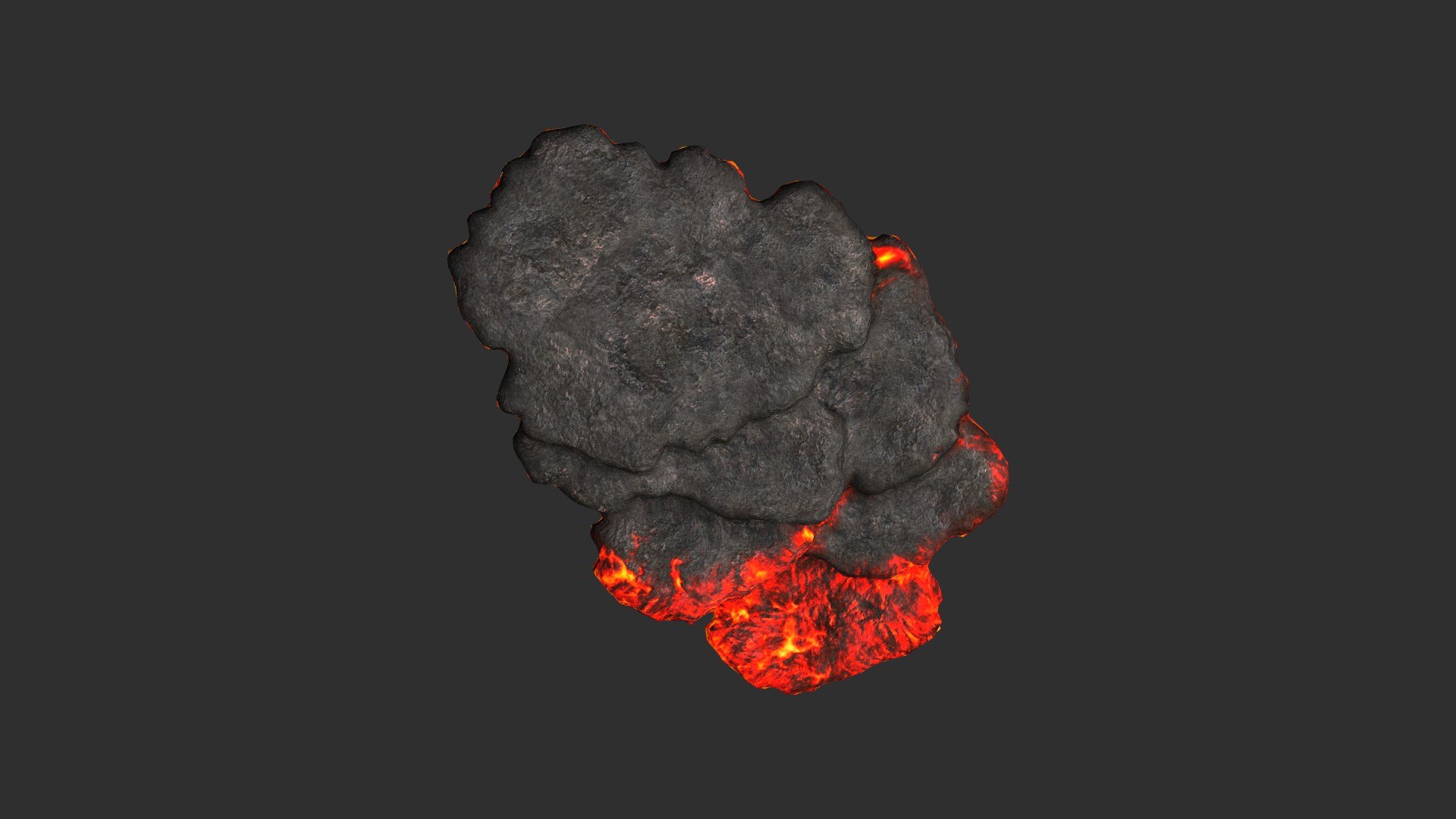 3D Cave Platform 1 - Lava Model - TurboSquid 2066483