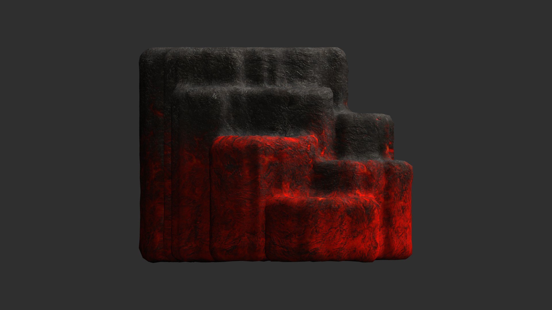3D Cave Platform 1 - Lava Model - TurboSquid 2066483