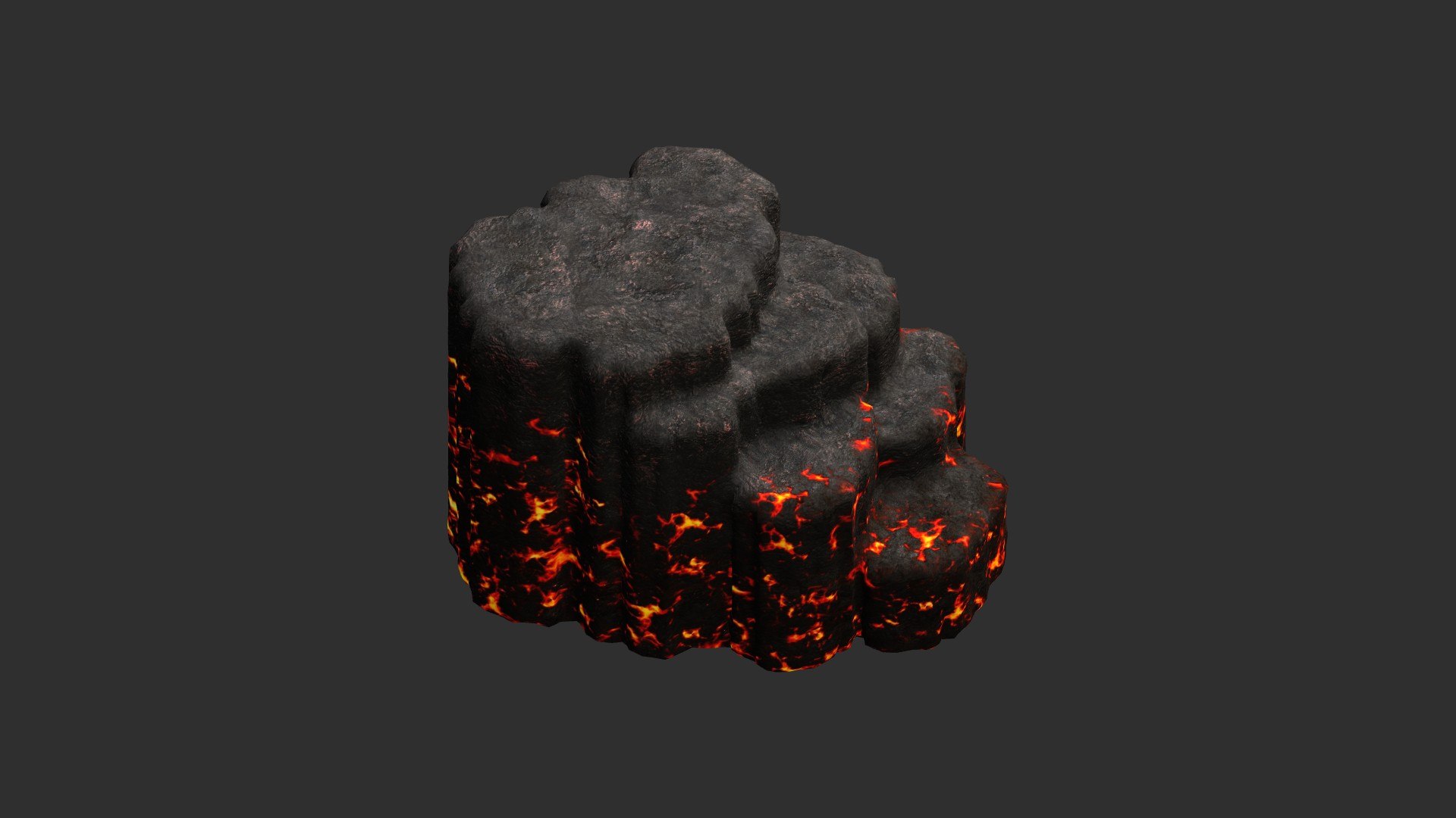 3D Cave Platform 1 - Lava Model - TurboSquid 2066483